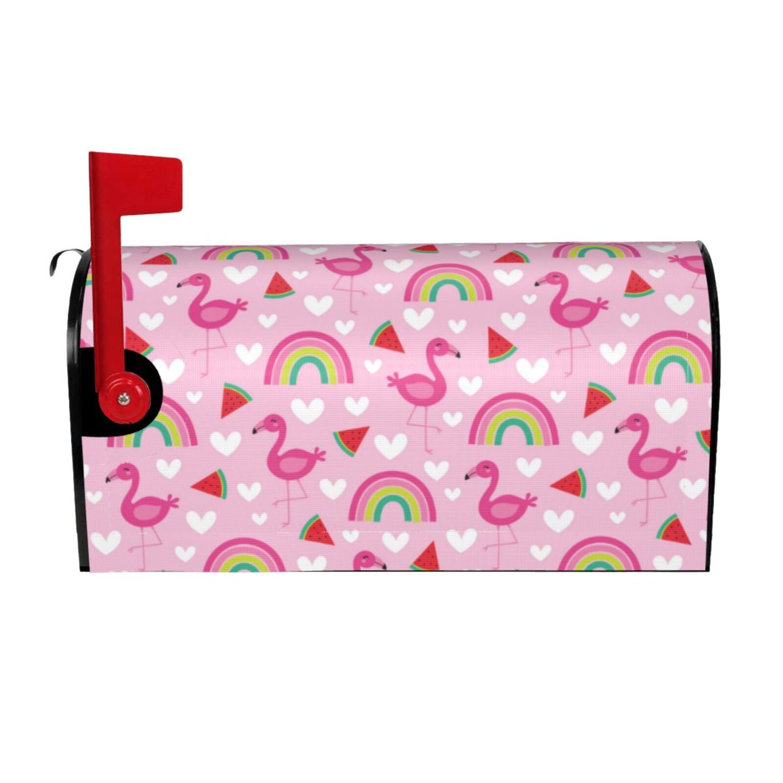 Mailbox Covers Cute pink flamingo Waterproof mail Box Covers, Magnetic ...