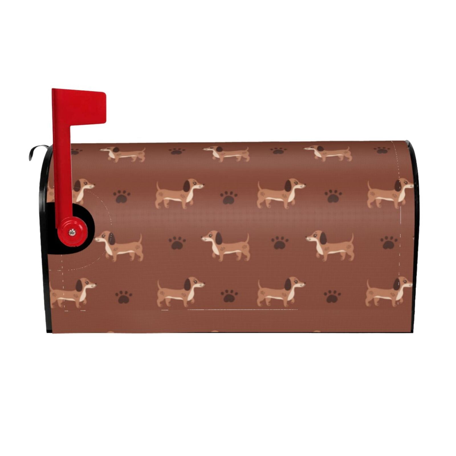 Mailbox Covers, Dachshund Dog Puppy Chocolate Welcome Cute Mailbox ...