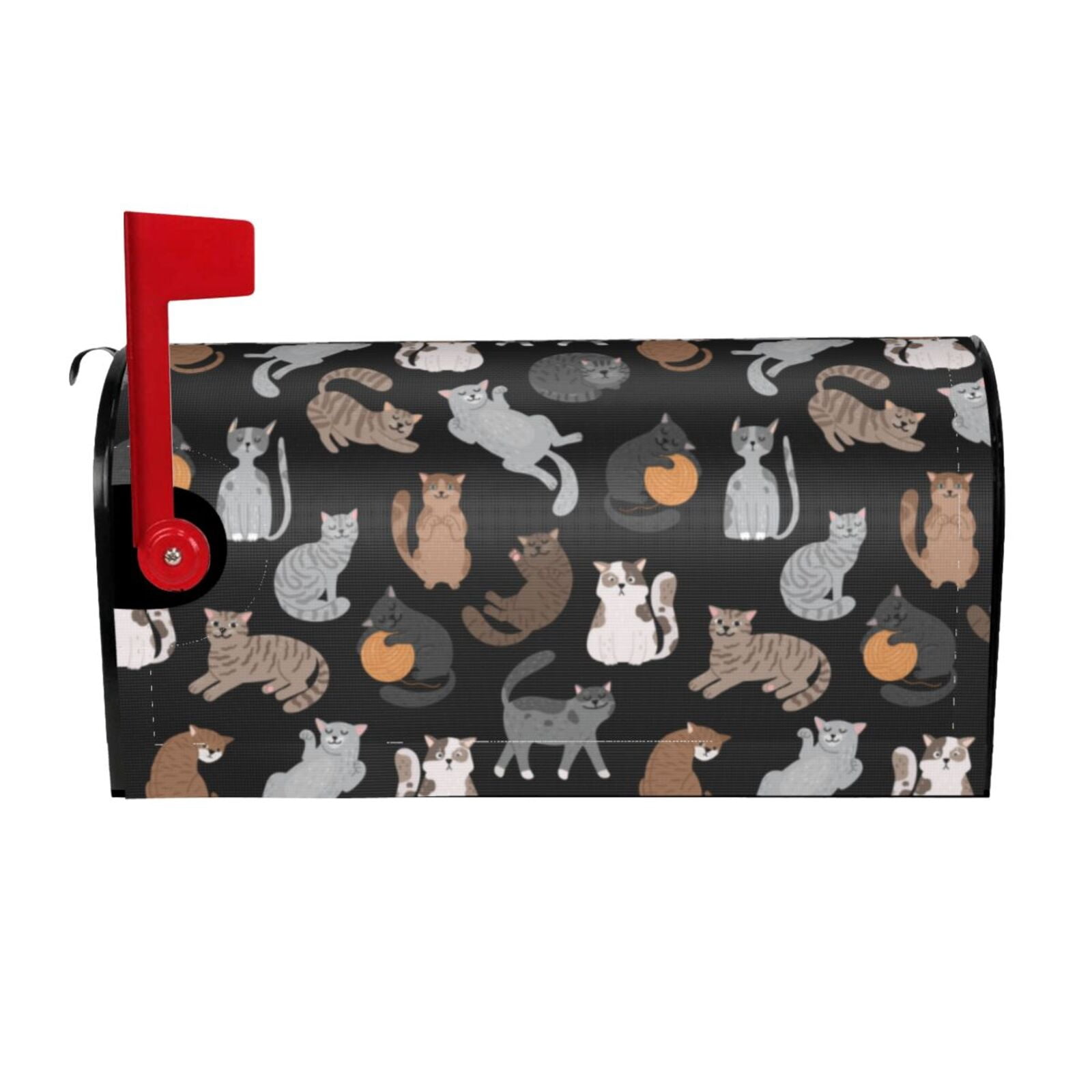 Mailbox Covers, Delicate Cute Cartoon Cat Welcome Mailbox Cover ...