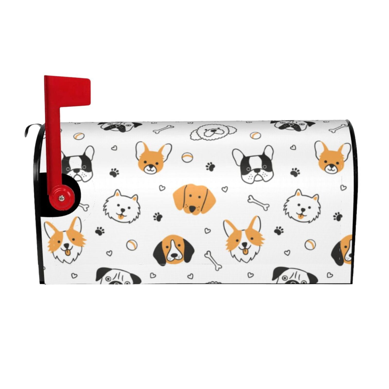 Mailbox Covers Dog Puppy Waterproof mail Box Covers, Magnetic Standard ...