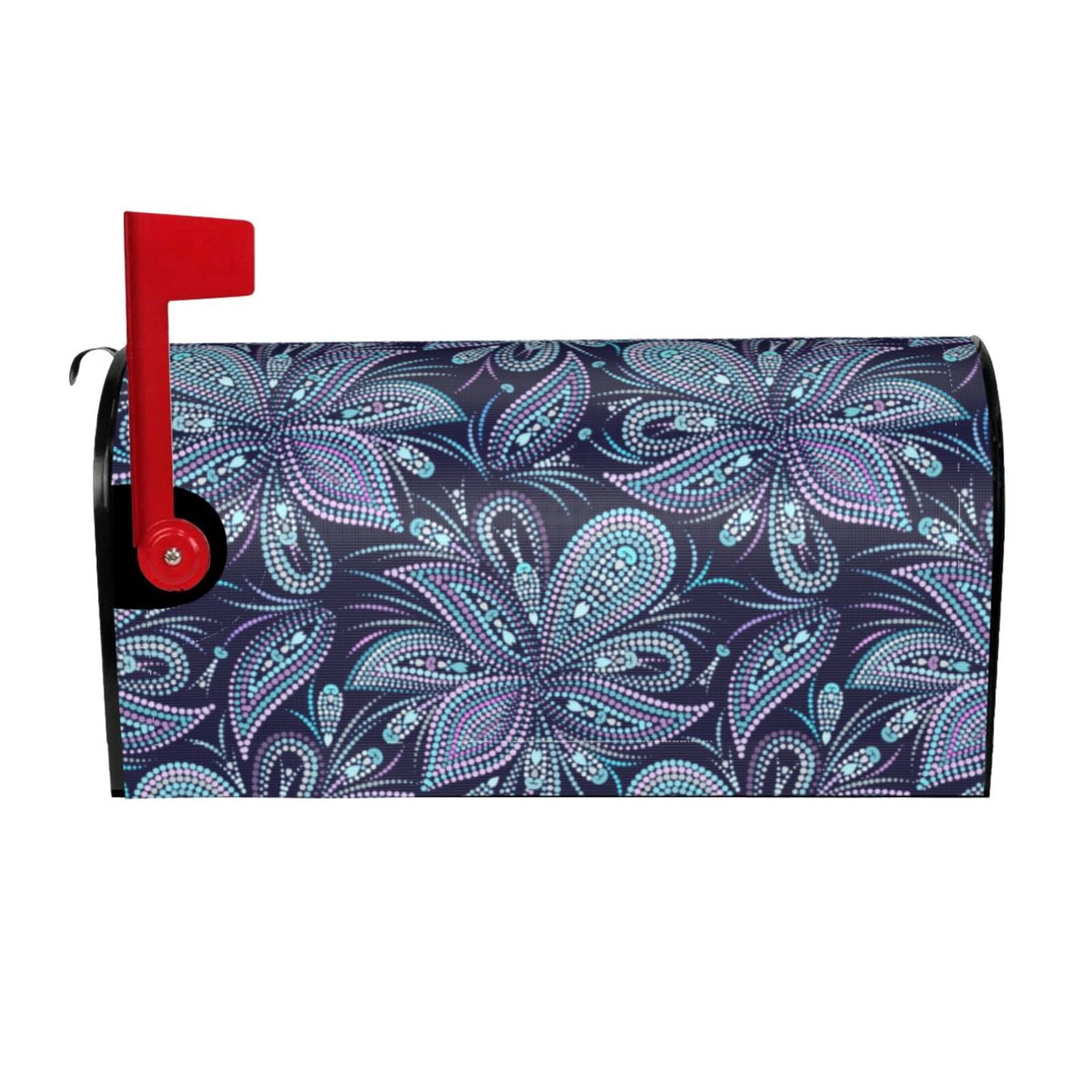 Mailbox Covers Dotted Floral Paisley Waterproof mail Box Covers ...