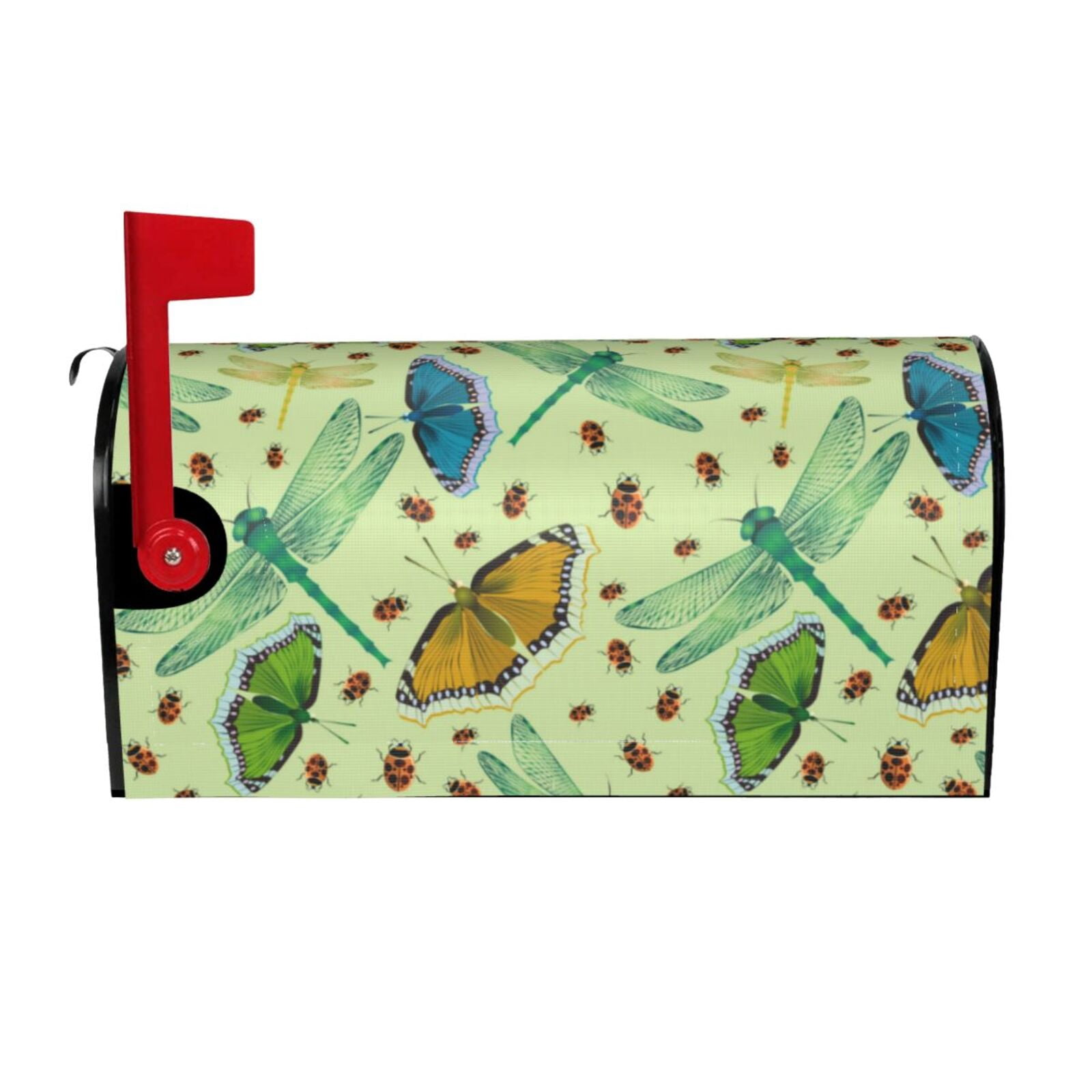 Mailbox Covers, Dragonfly Butterfly Ladybird Welcome Cute Mailbox Cover ...