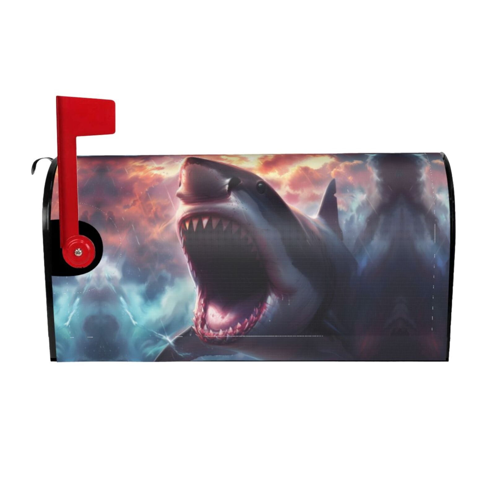 Mailbox Covers, Dramatic Shark Attack Welcome Cute Mailbox Cover ...