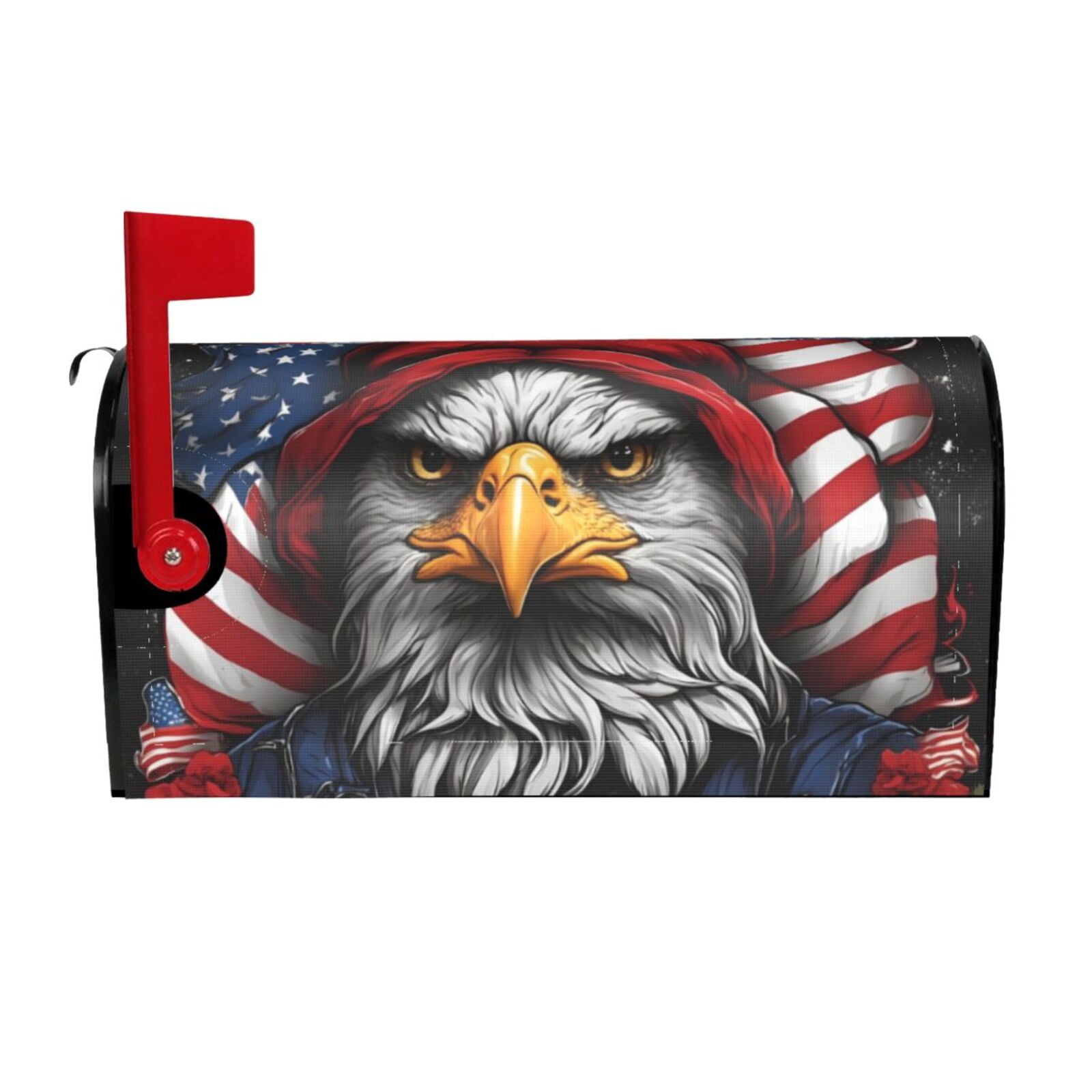 Mailbox Covers Eagle in Red Hood Waterproof mail Box Covers, Magnetic ...