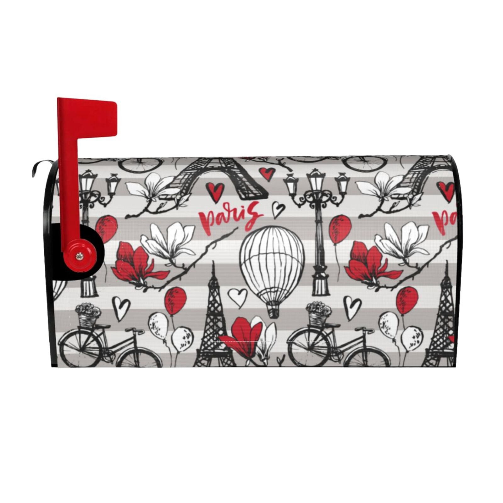 Mailbox Covers Eiffel Tower Retro Waterproof mail Box Covers, Magnetic ...