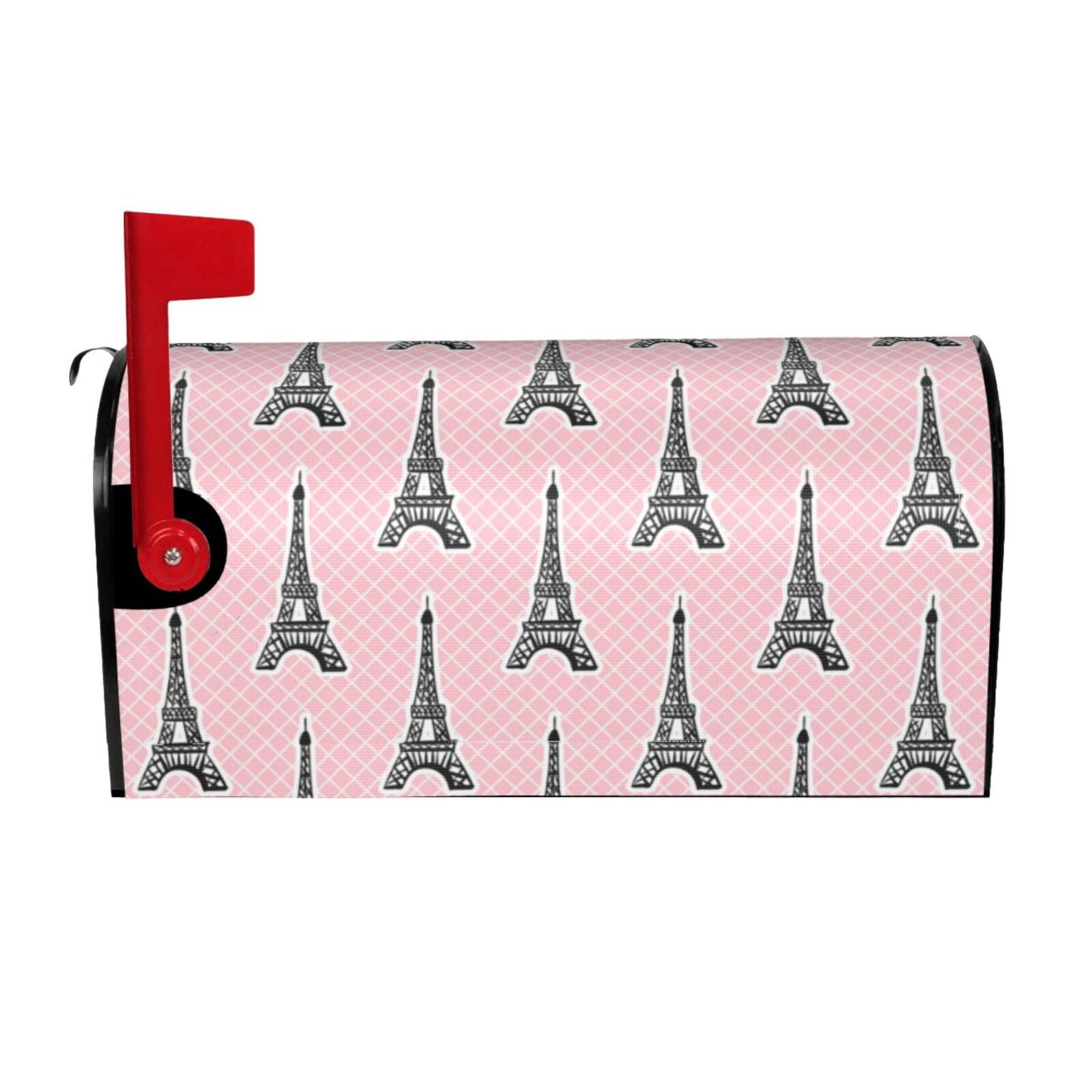 Mailbox Covers Eiffel Towers black Waterproof mail Box Covers, Magnetic ...