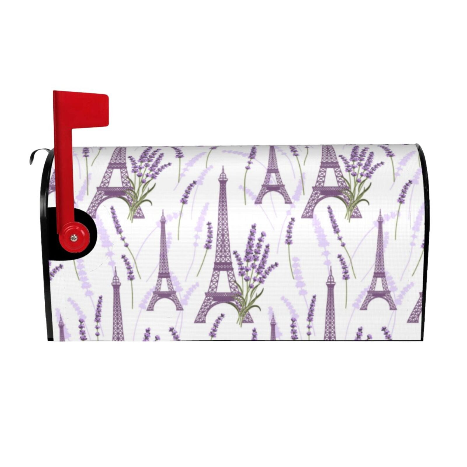 Mailbox Covers, Eiffel Towers purple Cute Welcome Mailbox Cover ...