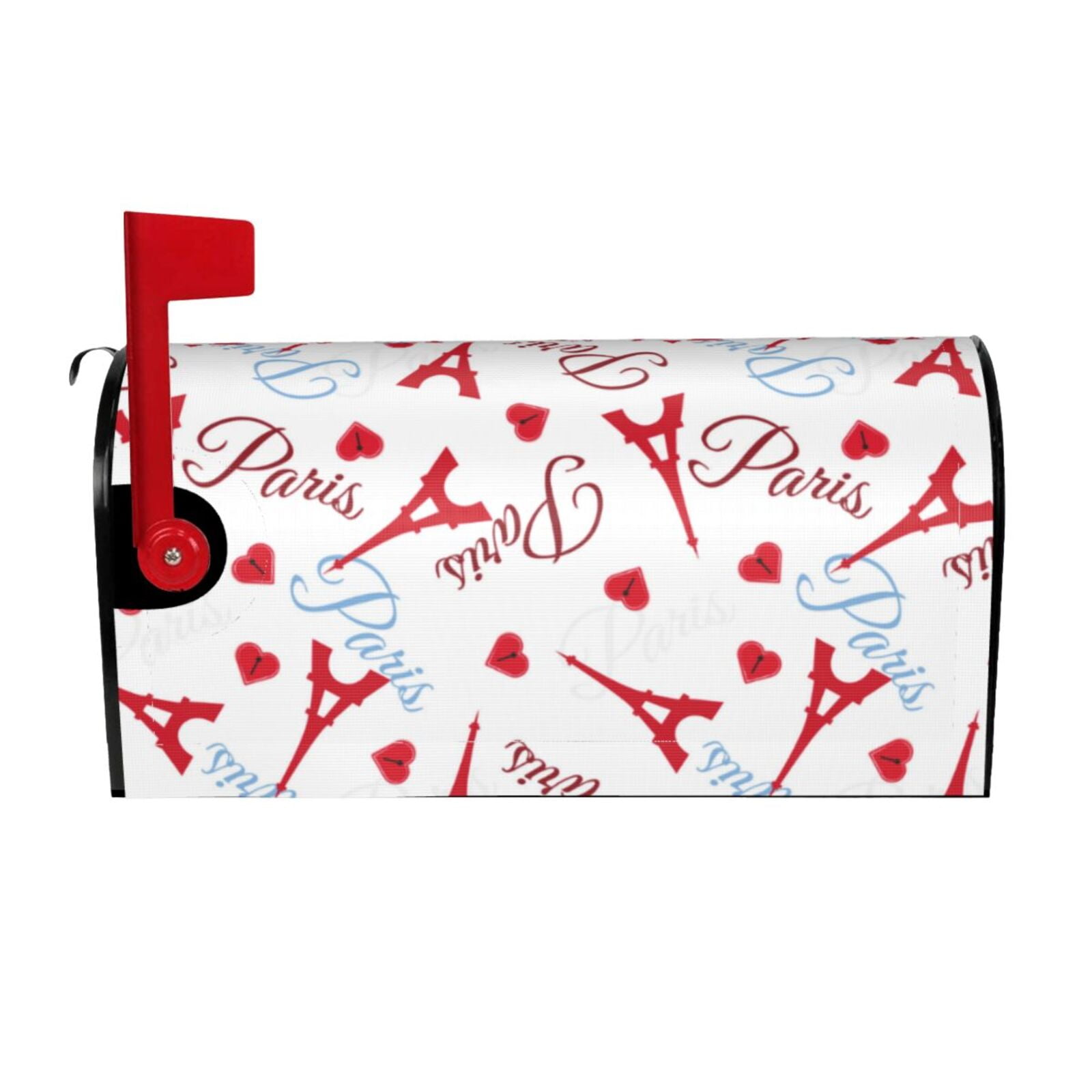 Mailbox Covers, Eiffel red Tower Welcome Cute Mailbox Cover Magnetic ...