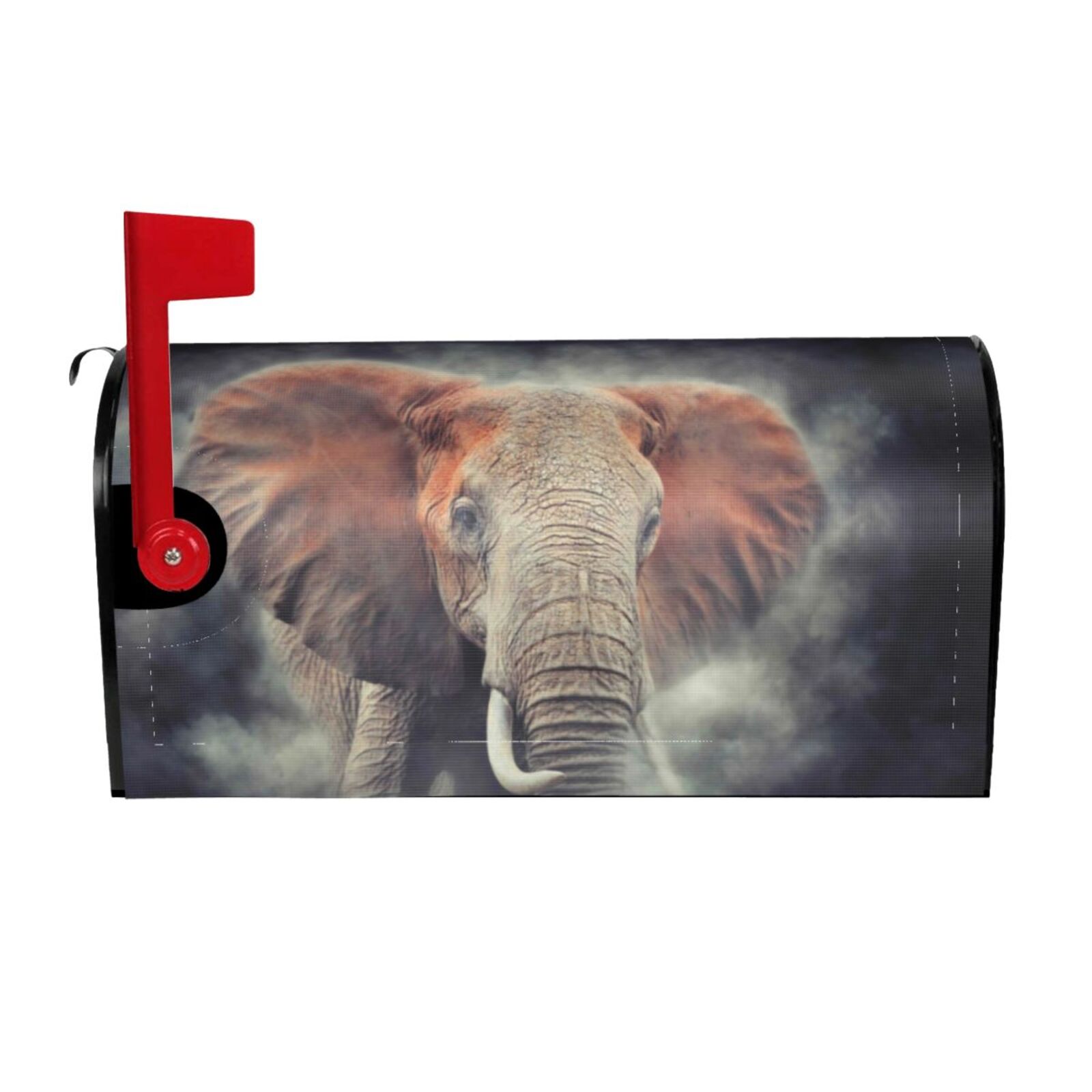 Mailbox Covers Elephant in Smoke Waterproof mail Box Covers, Magnetic ...