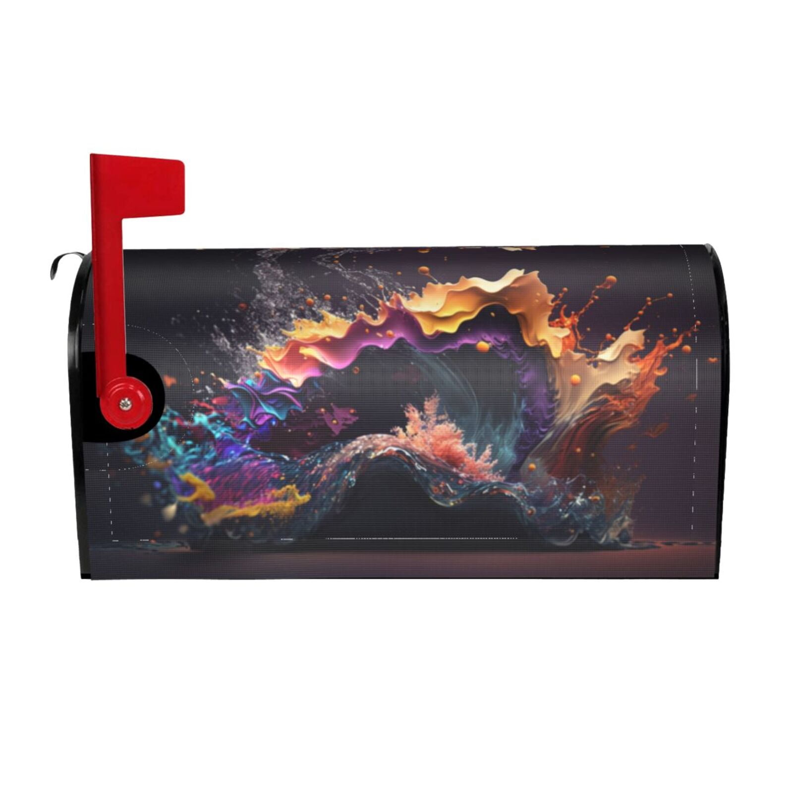 Mailbox Covers, Explosive Fluid Splash Art Welcome Cute Mailbox Cover ...