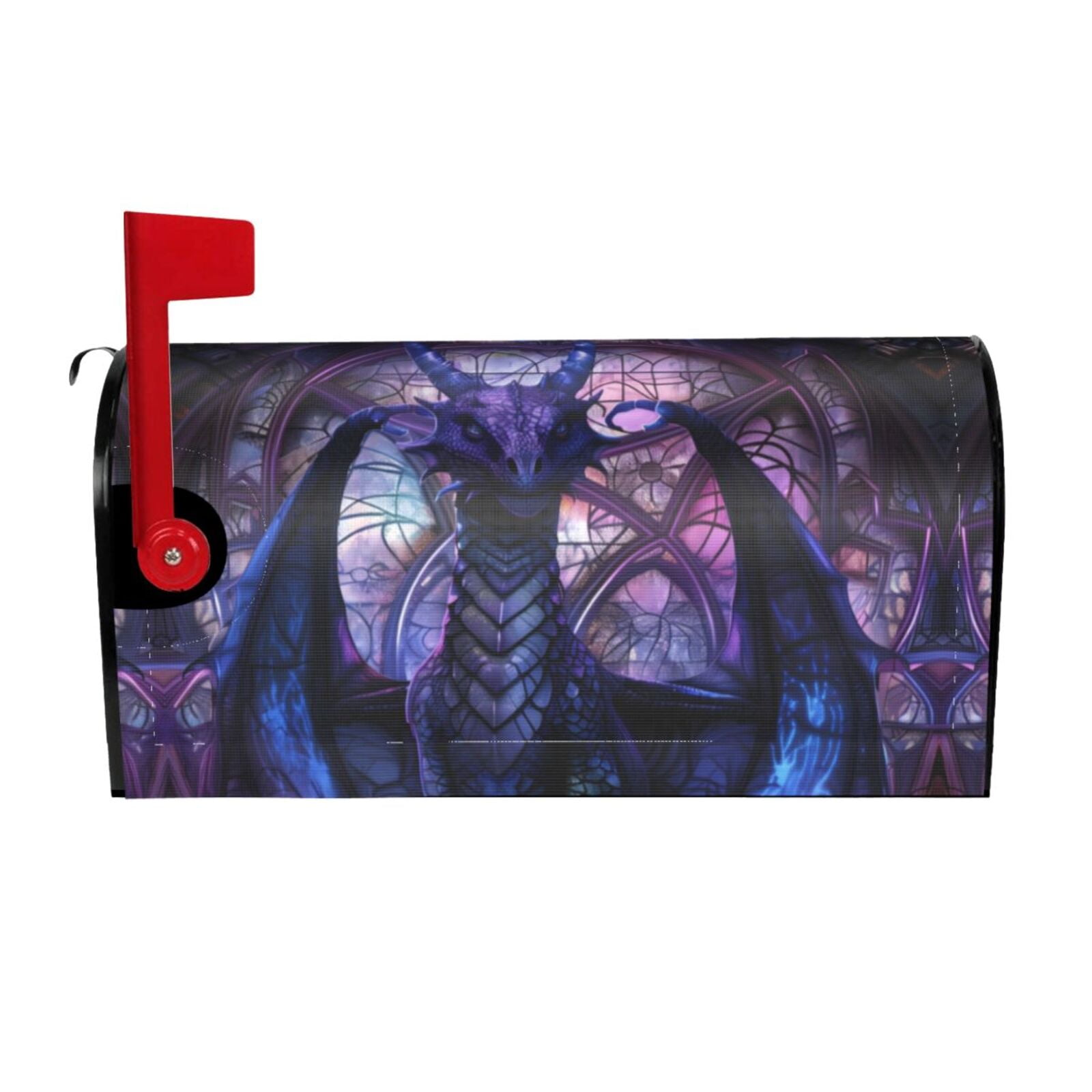 Mailbox Covers, Fantasy Dragon In Cathedral Welcome Cute Mailbox Cover ...