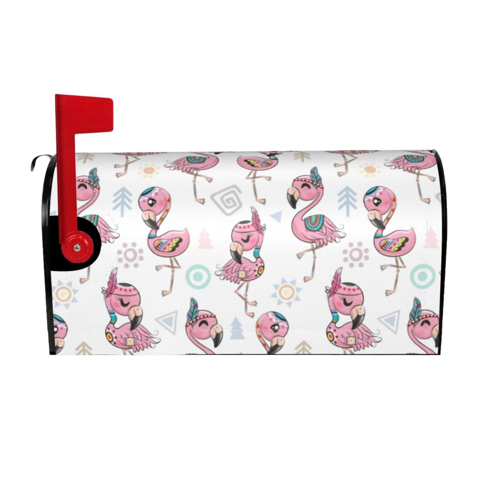 Mailbox Covers Flamingos Tribal Waterproof mail Box Covers, Magnetic ...