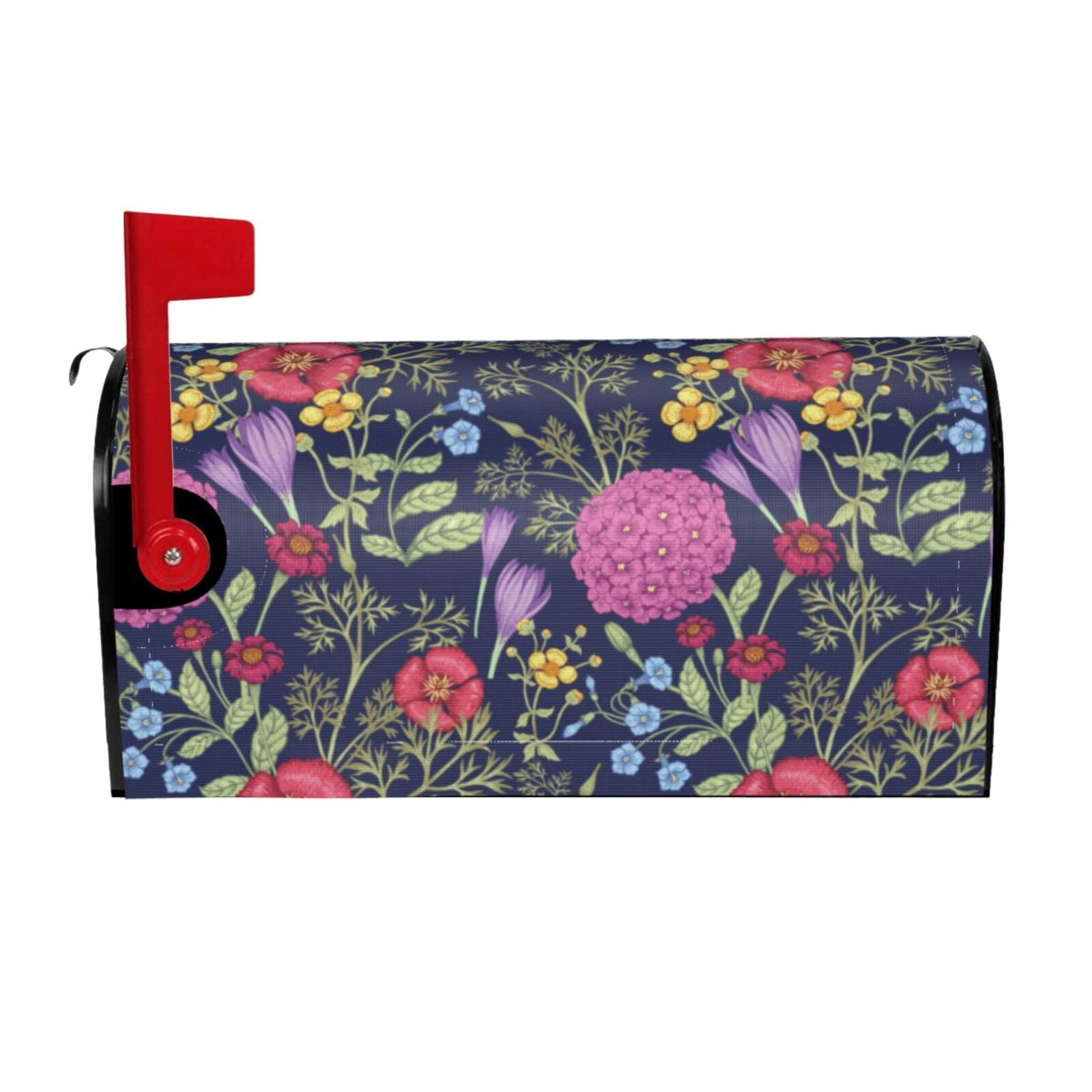 Mailbox Covers, Floral Pattern A Welcome Cute Mailbox Cover Magnetic ...