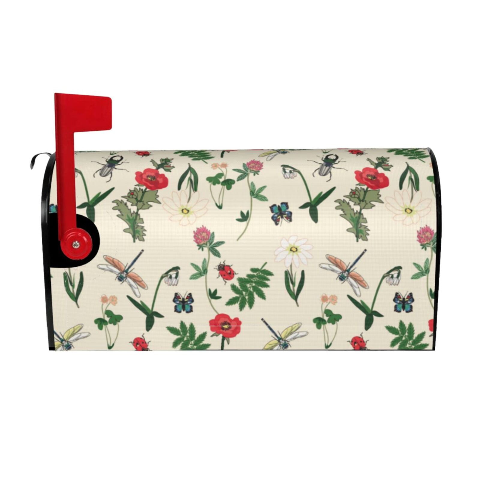 Mailbox Covers Flowers Insects Waterproof mail Box Covers, Magnetic ...