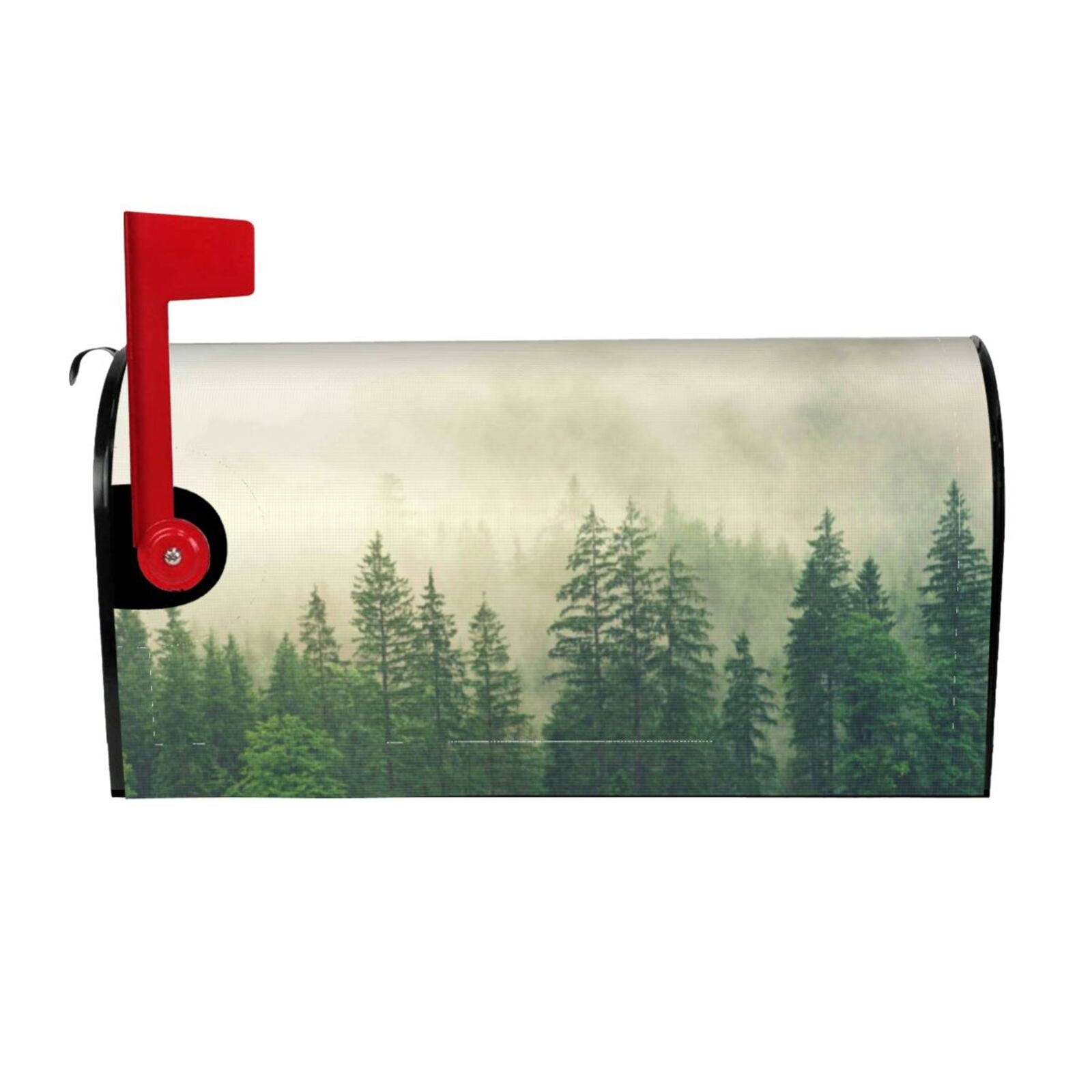 Mailbox Covers, Fog Forest Welcome Cute Mailbox Cover Magnetic Standard ...