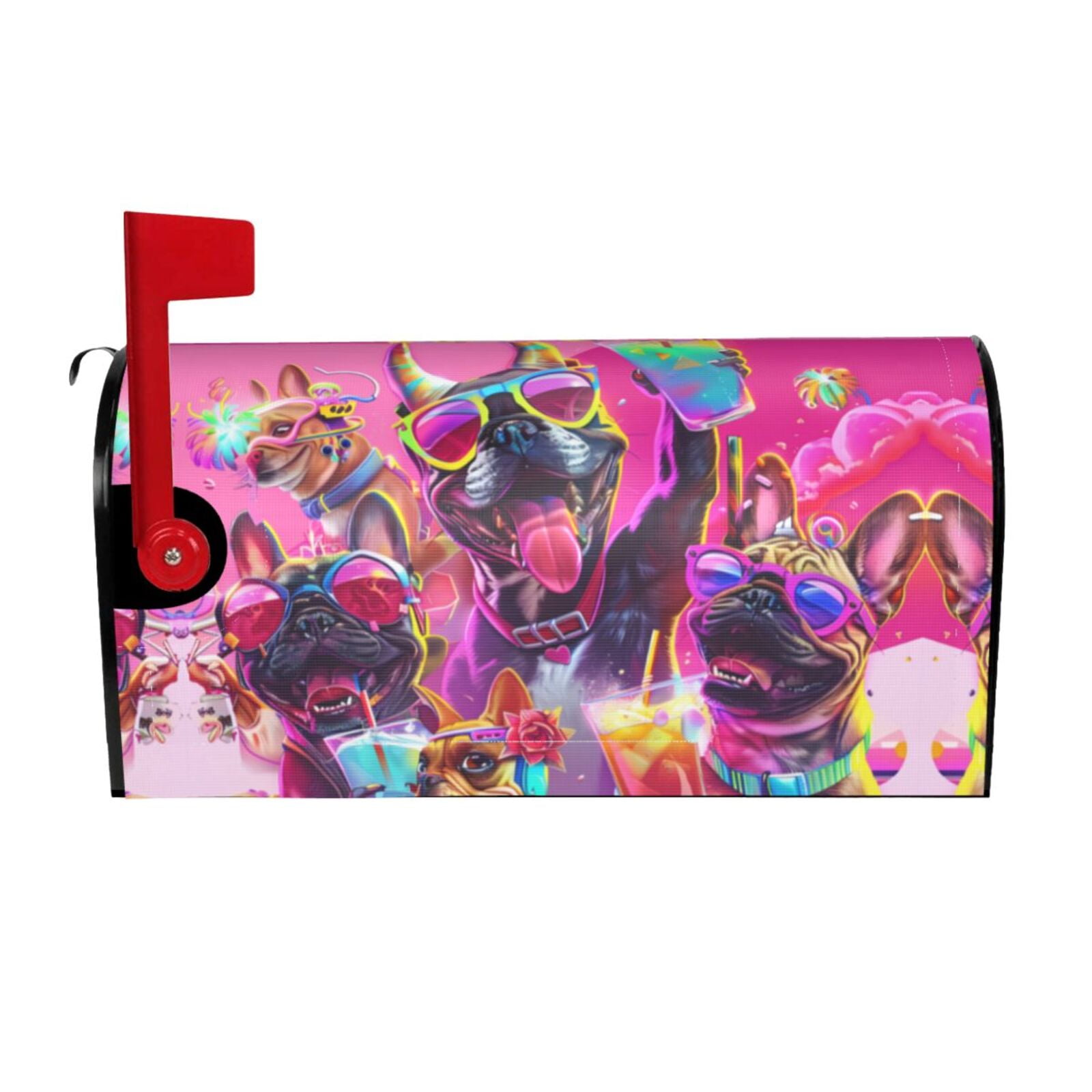 Mailbox Covers, French Bulldog Cool No.101 Welcome Cute Mailbox Cover ...