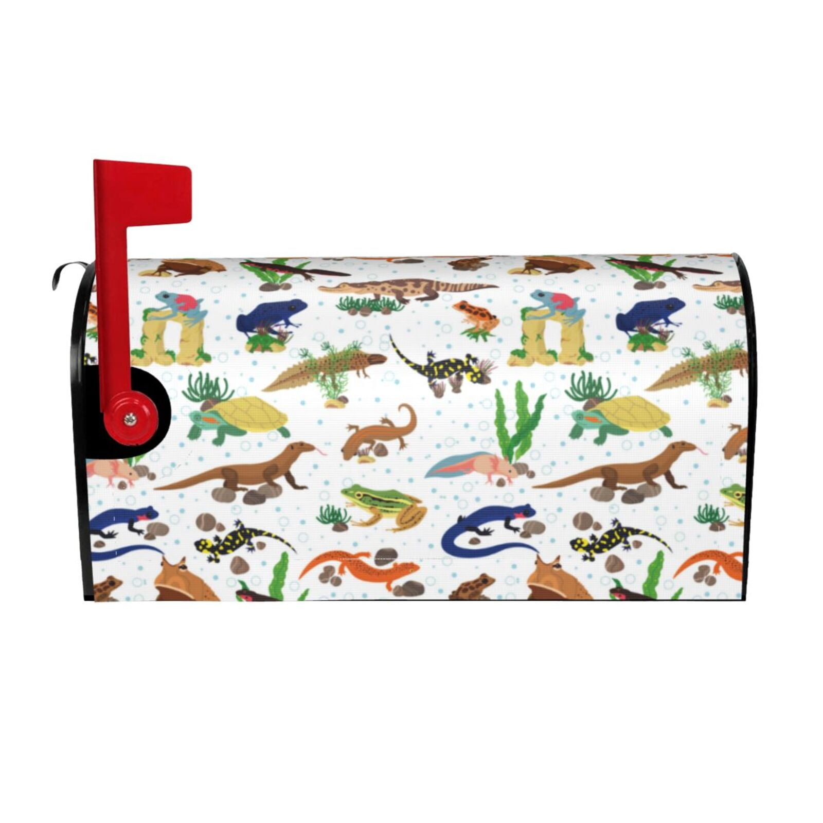 Mailbox Covers, Frog Turtle Newt Lizard Seaweed Welcome Cute Mailbox ...
