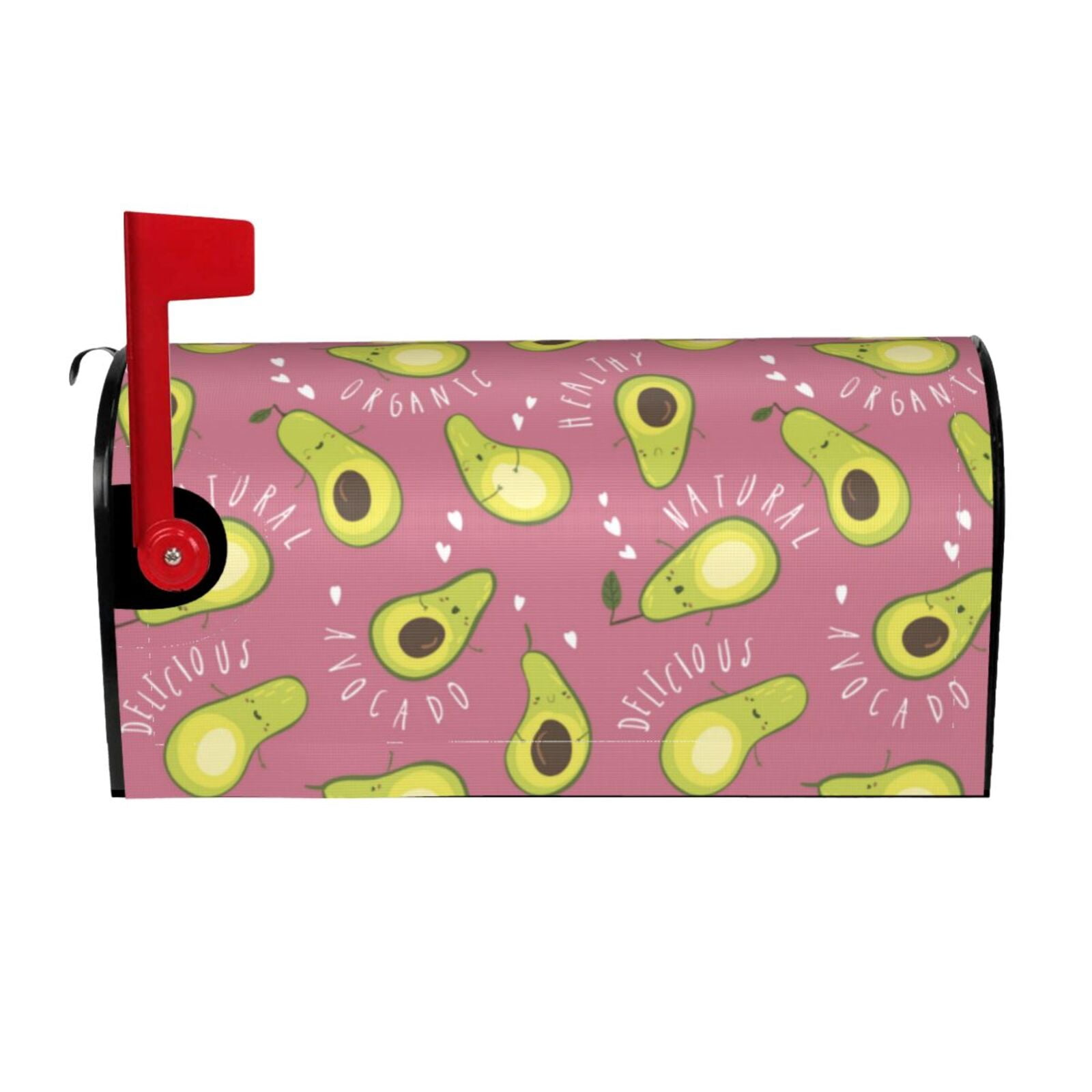 Mailbox Covers, Funny Avocado Pink Welcome Cute Mailbox Cover Magnetic ...