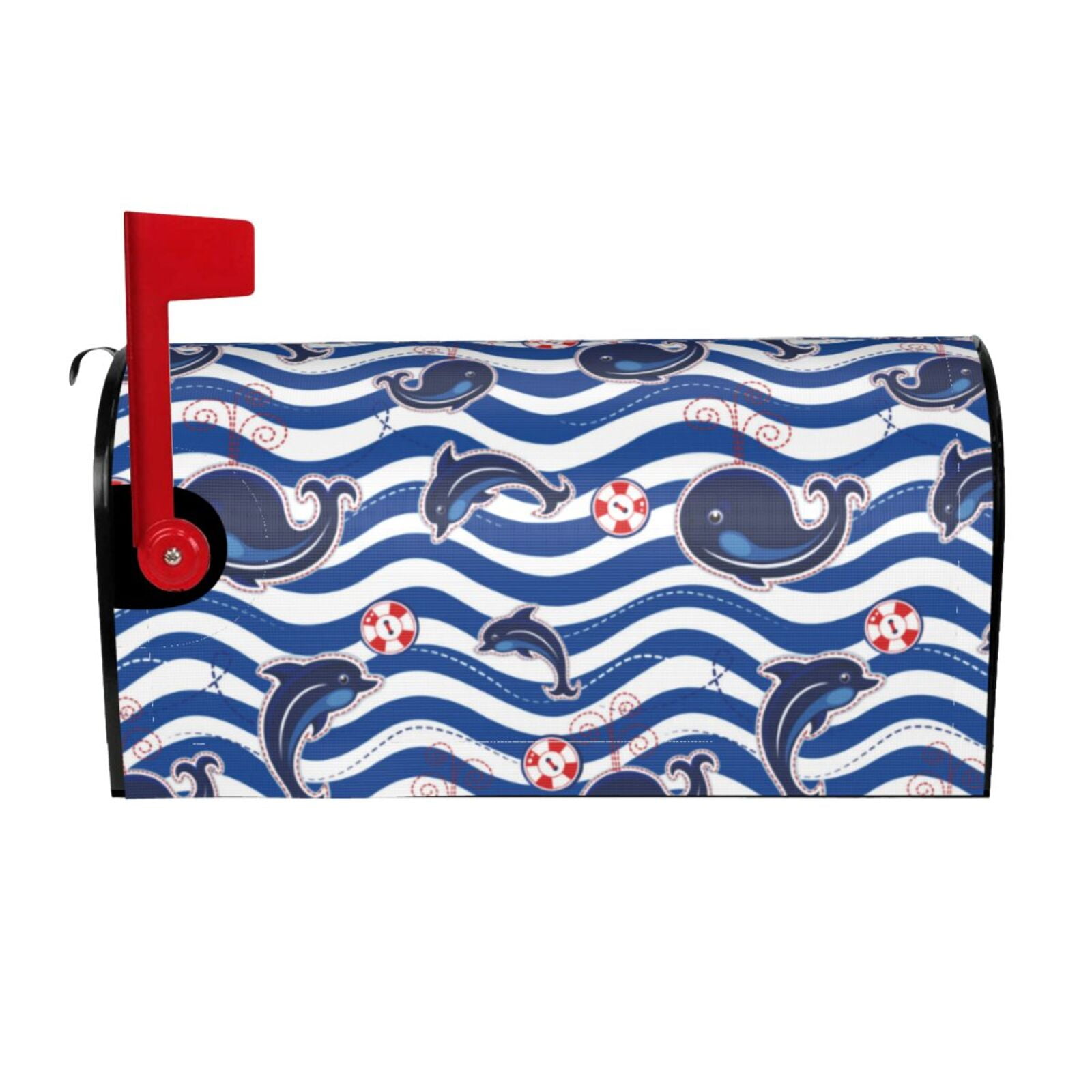 Mailbox Covers, Funny whale_B Welcome Cute Mailbox Cover Magnetic ...