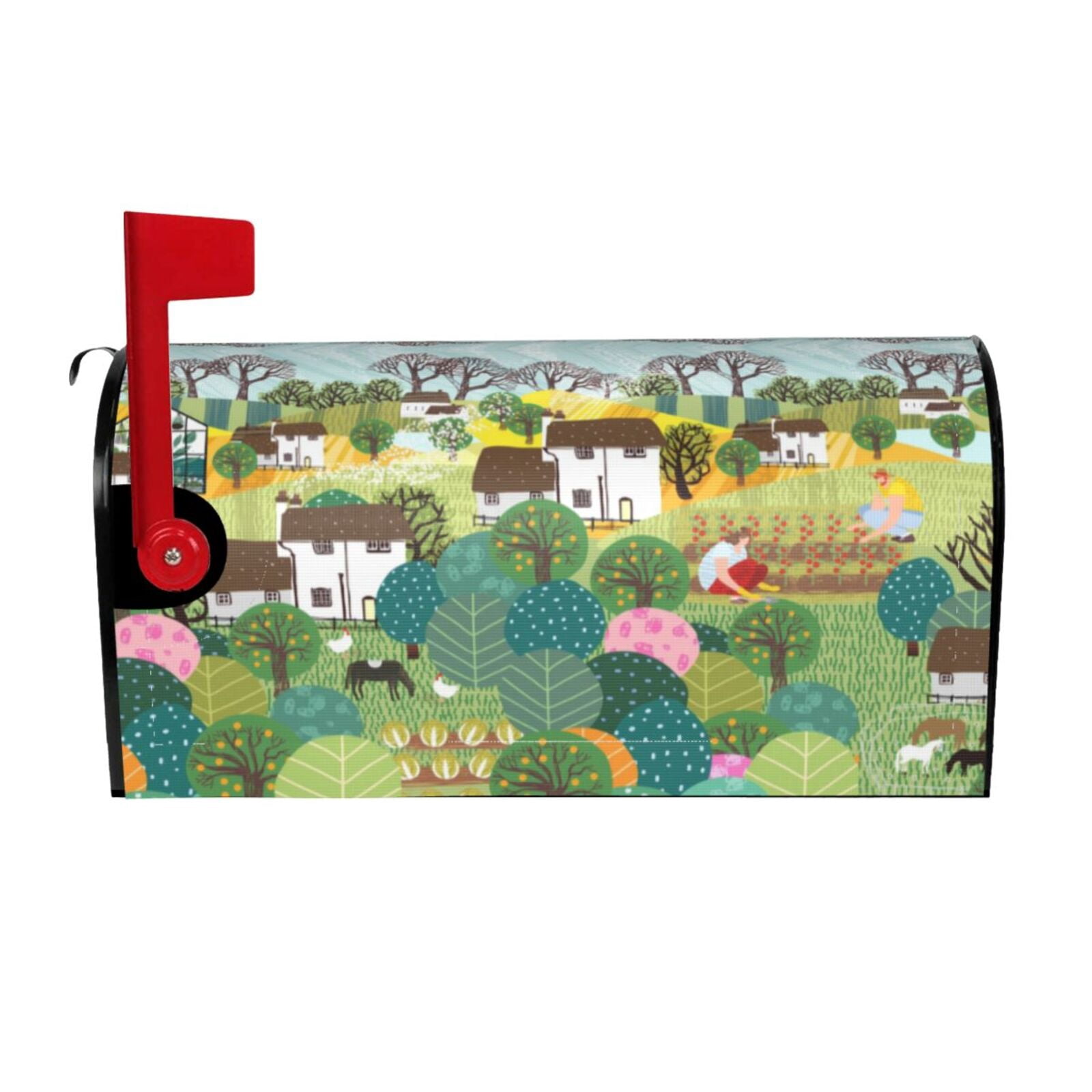 Mailbox Covers, Garden Farm Welcome Cute Mailbox Cover Magnetic ...