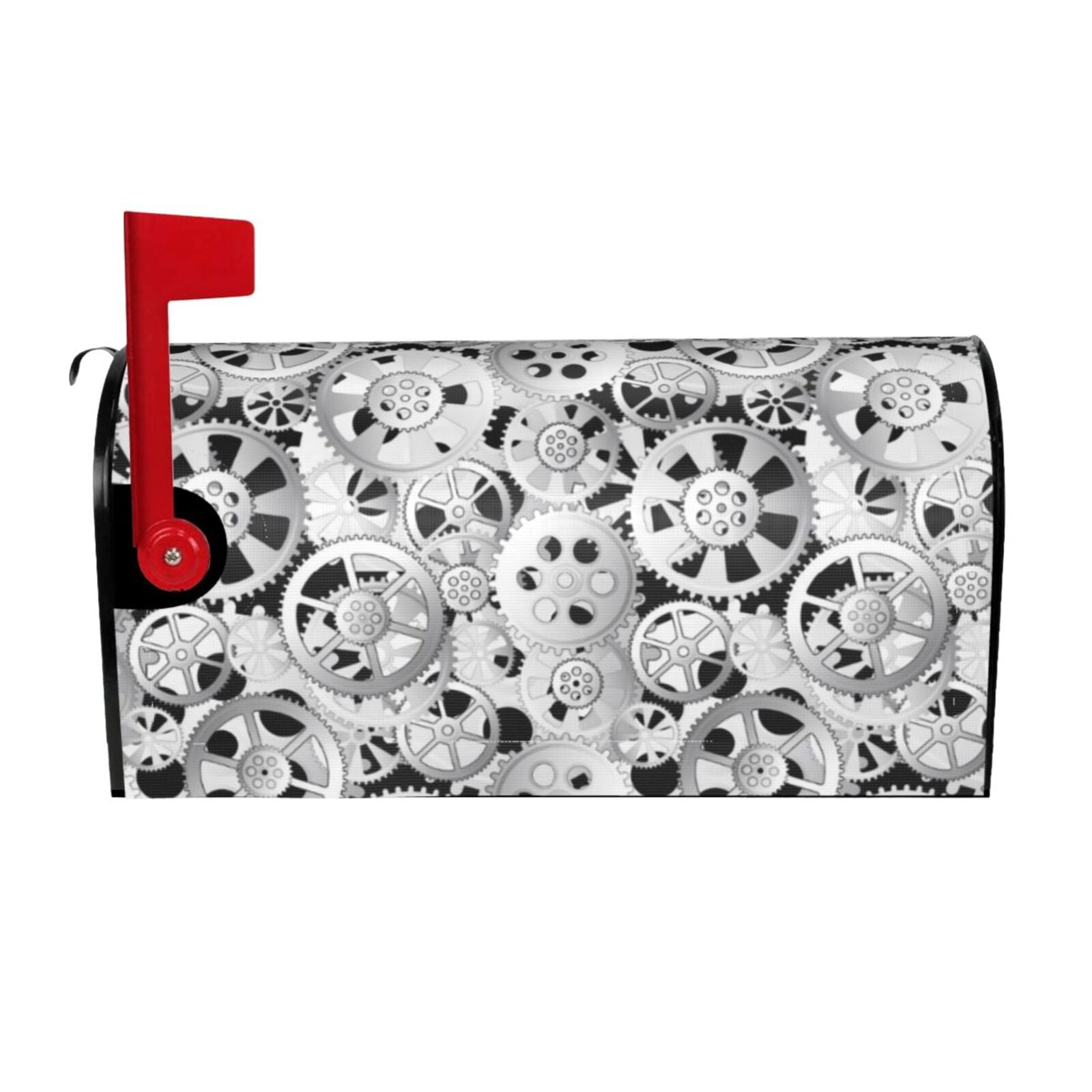 Mailbox Covers, Gear Pattern print Welcome Cute Mailbox Cover Magnetic ...