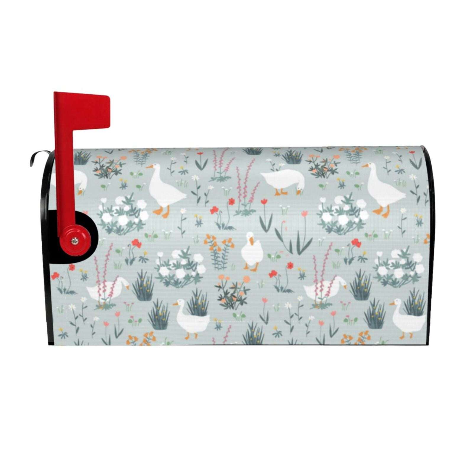 Mailbox Covers, Goose and Doodle Flowers Welcome Cute Mailbox Cover ...