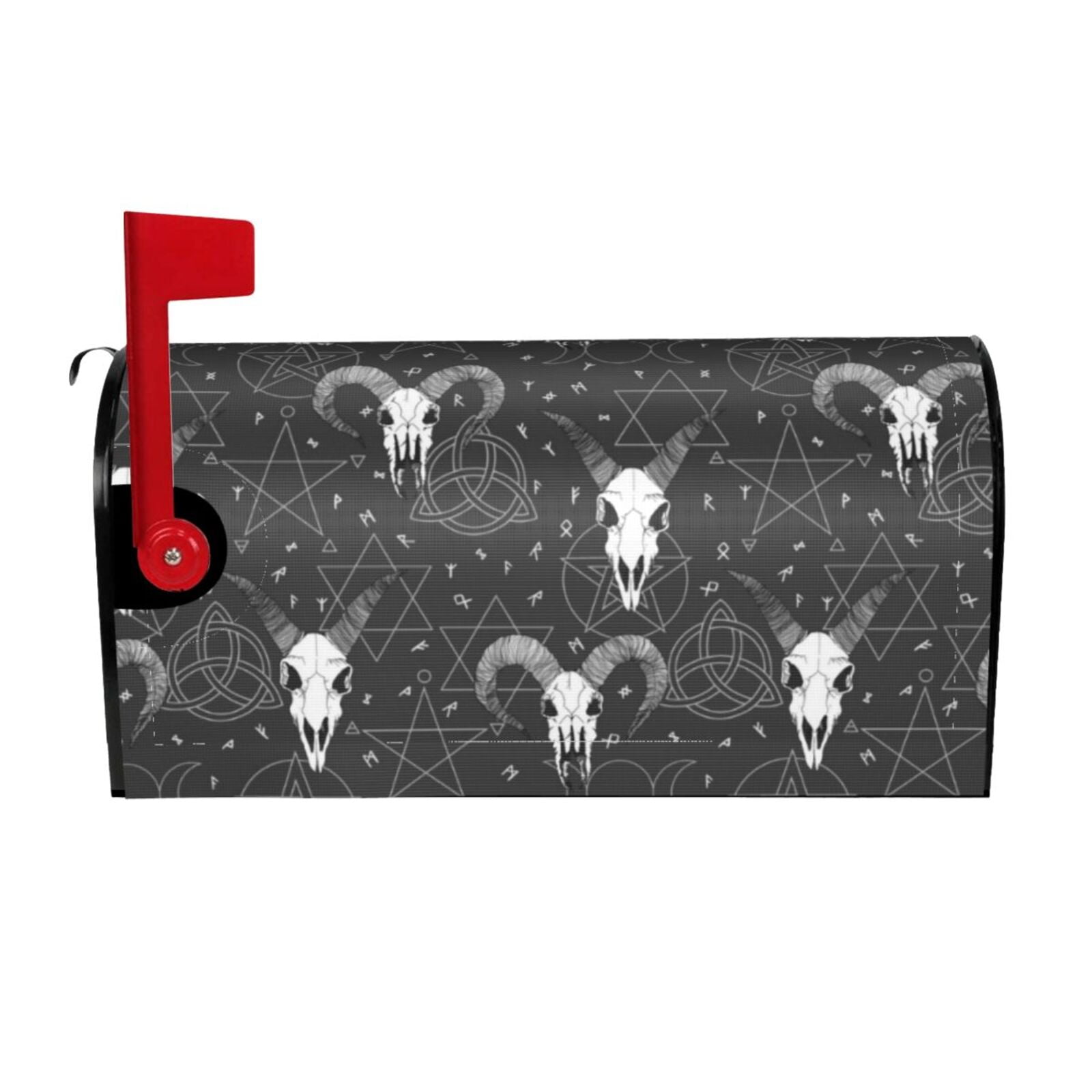 Mailbox Covers, Gothic Style Cool Goat Skull_A Welcome Cute Mailbox ...