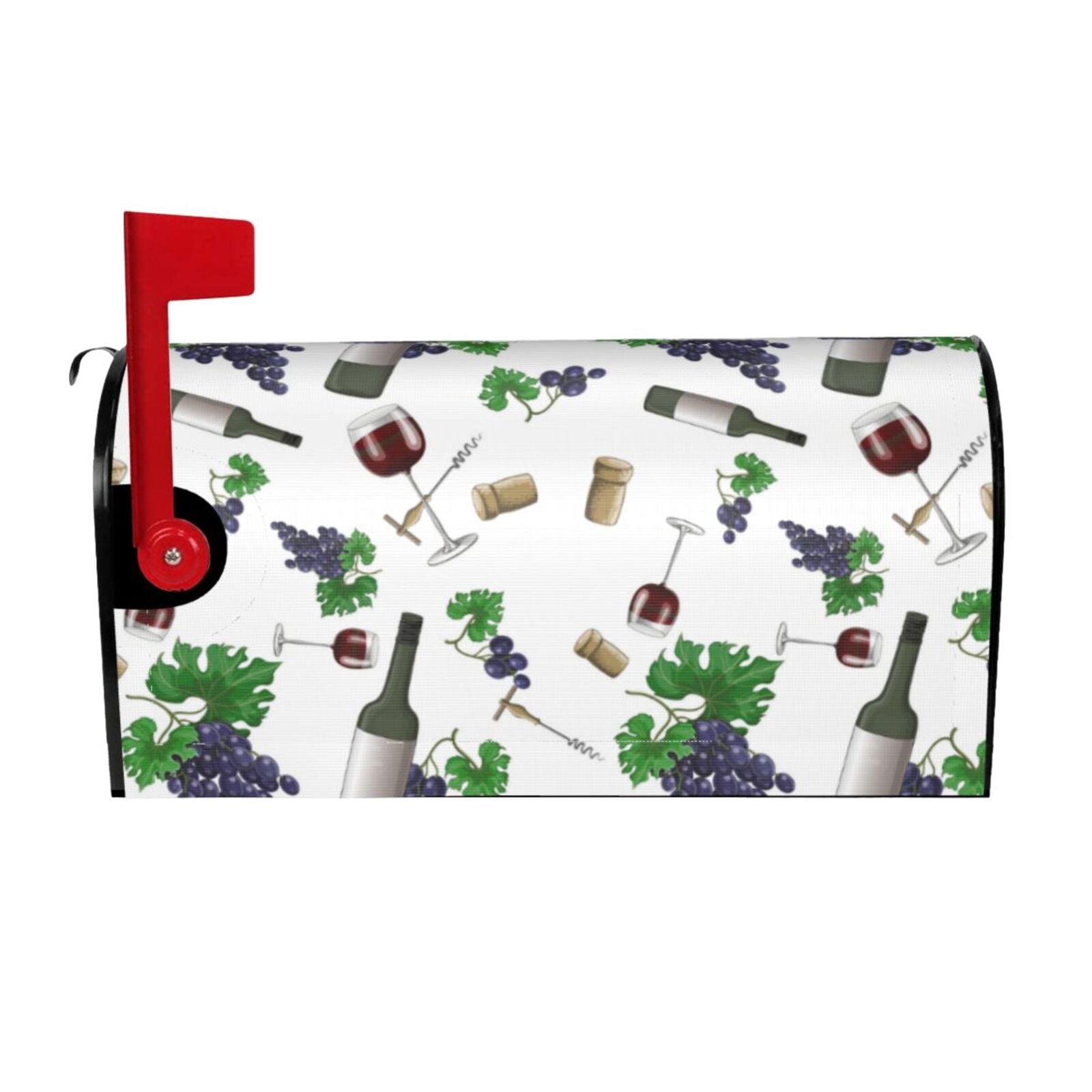 Mailbox Covers, Grape wine bottle Welcome Cute Mailbox Cover Magnetic ...