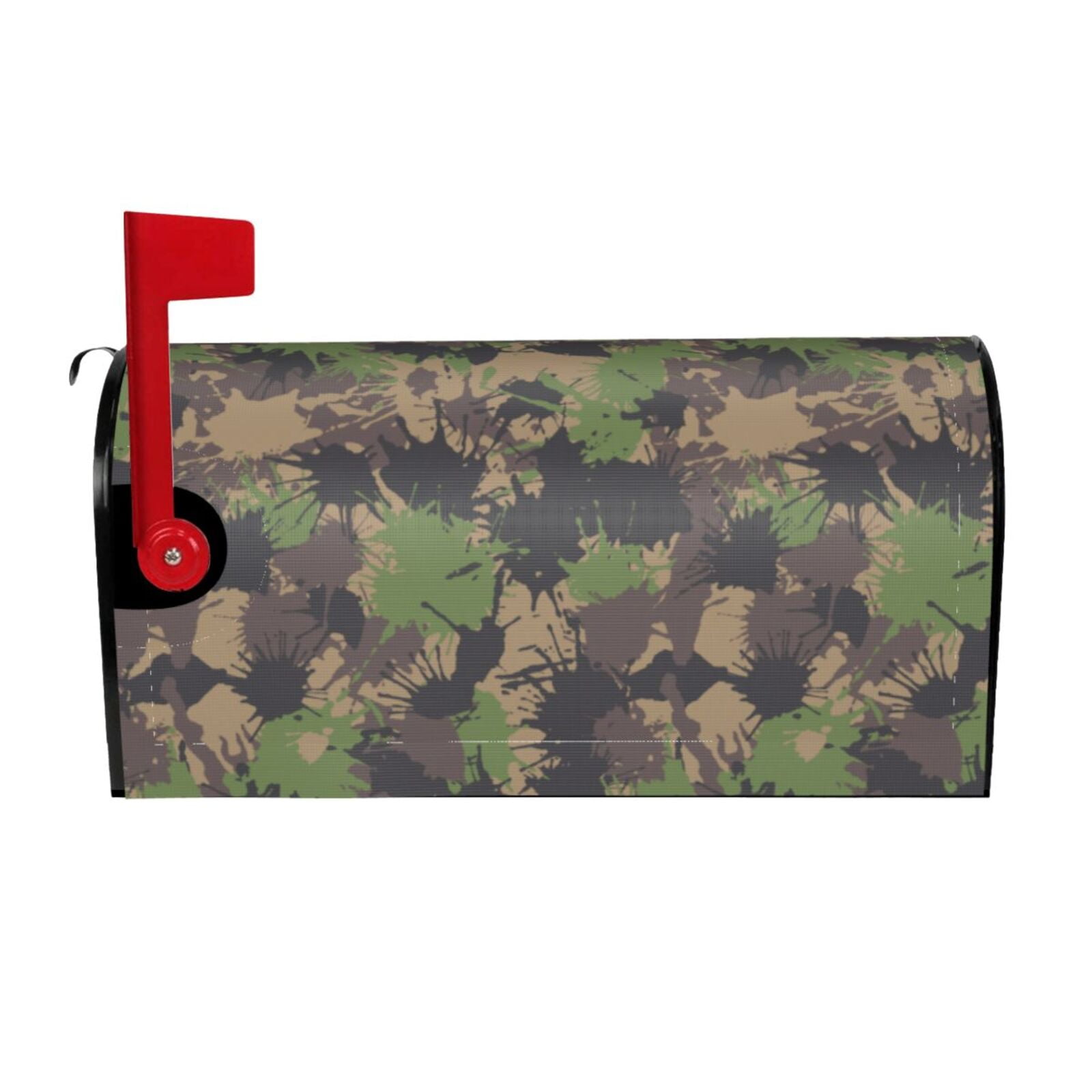 Mailbox Covers, Green Gray Camouflage Welcome Cute Mailbox Cover ...