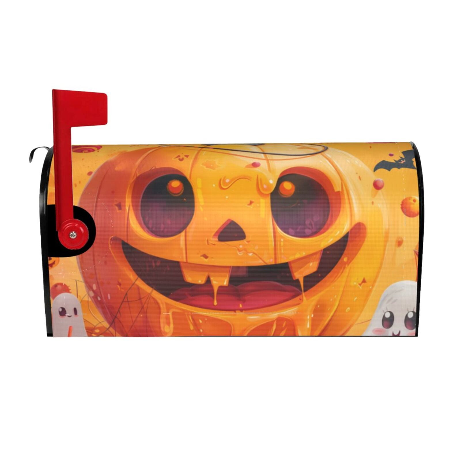Mailbox Covers, Halloween Cute Cartoon Pumpkin Welcome Mailbox Cover ...