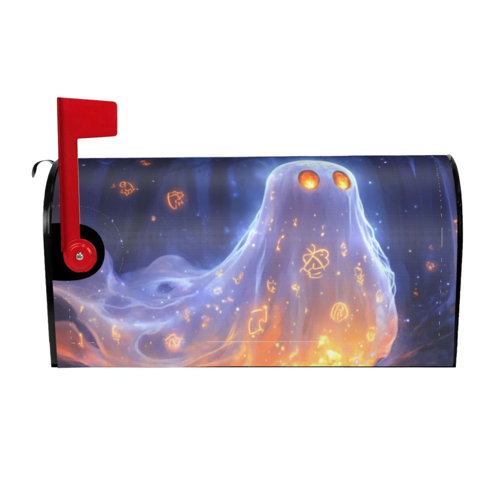 Mailbox Covers, Halloween Glowing Ghost Welcome Cute Mailbox Cover ...