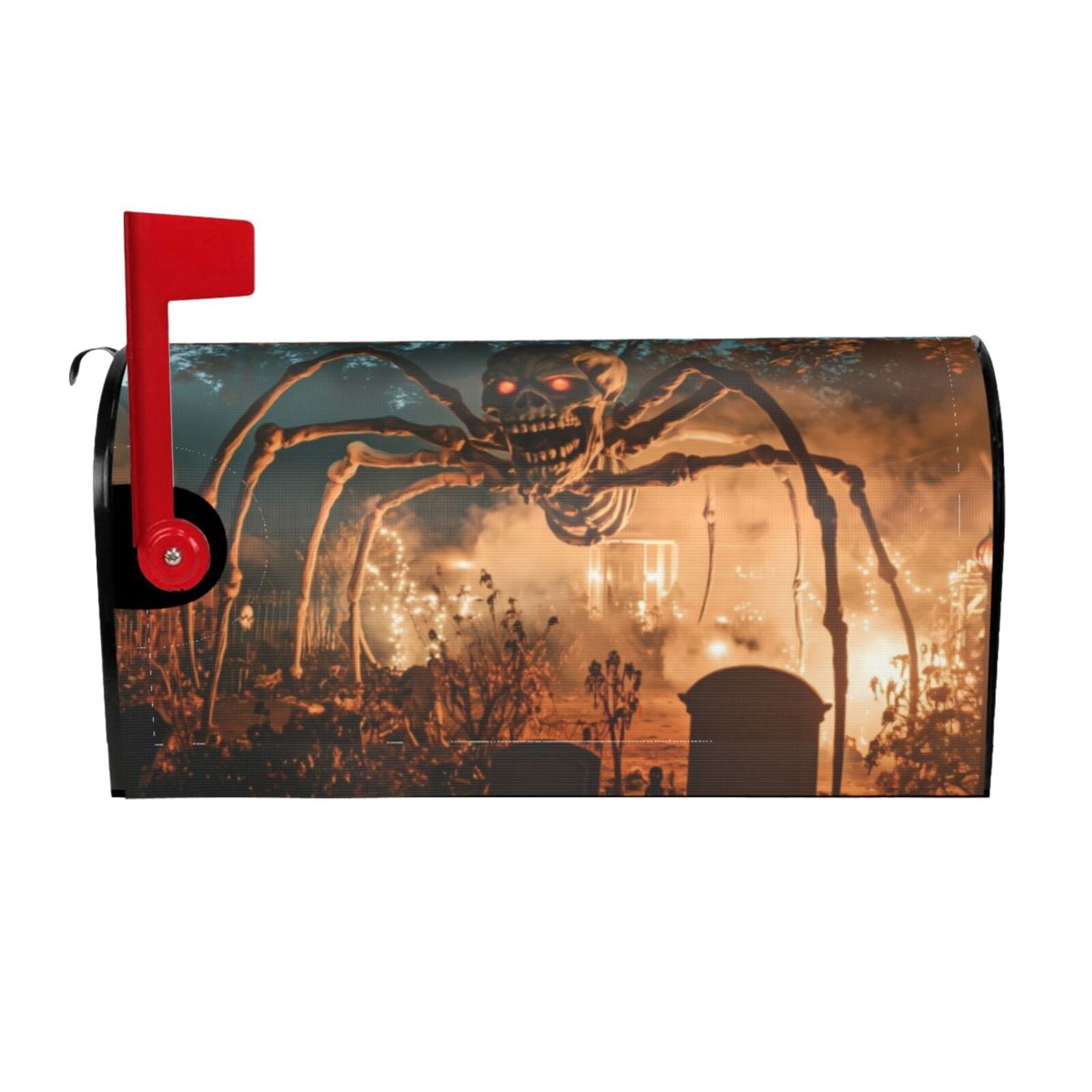 Mailbox Covers Halloween Spider Skull Monster A Waterproof mail Box ...