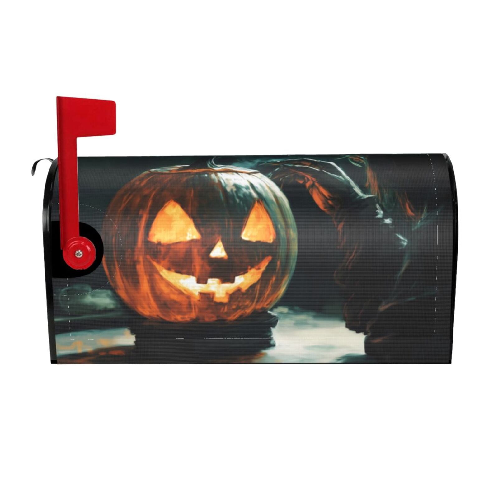 Mailbox Covers, Halloween Witch Mysterious Pumpkin Welcome Cute Mailbox ...