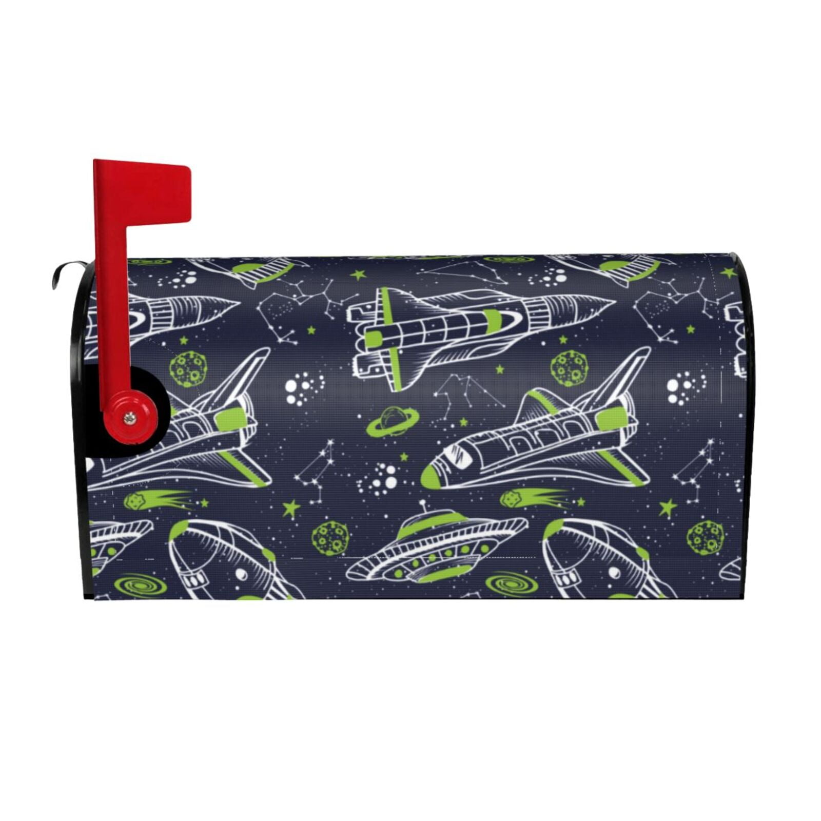 Mailbox Covers Hand Drawn Rockets Waterproof mail Box Covers, Magnetic ...