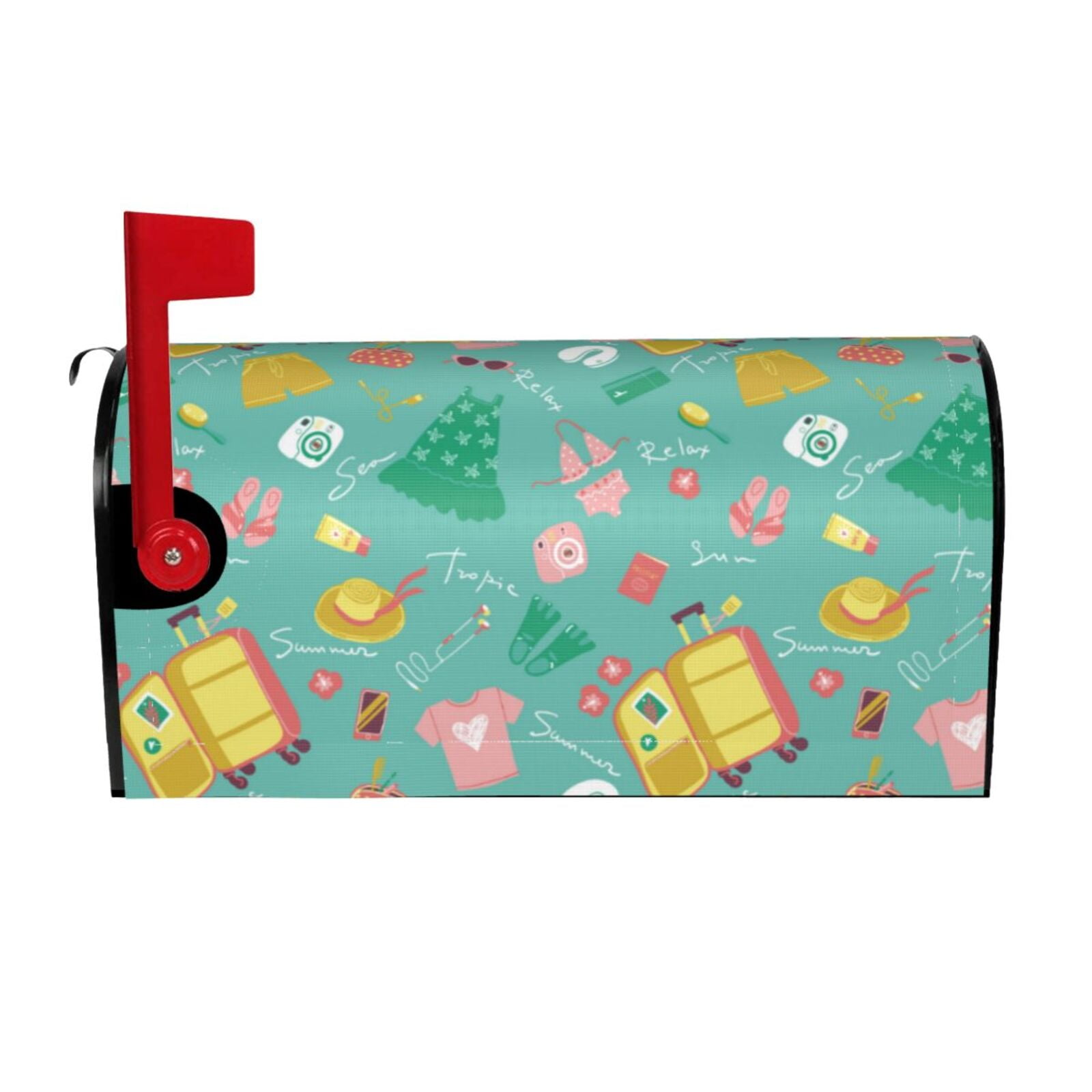 Mailbox Covers, Happy summer Welcome Cute Mailbox Cover Magnetic ...