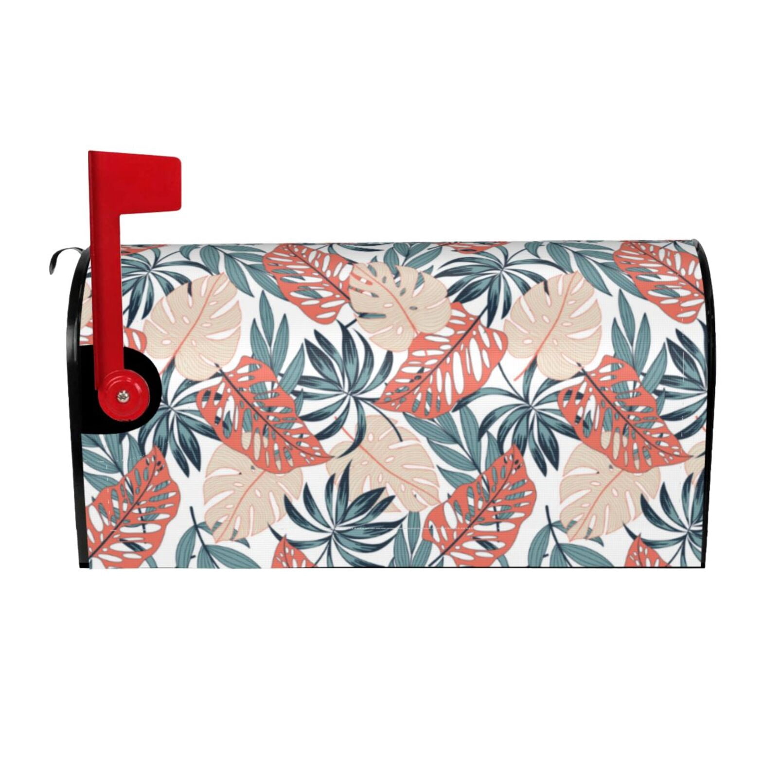 Mailbox Covers, Hawaiian Style Big Leaes Welcome Mailbox Cover Magnetic ...