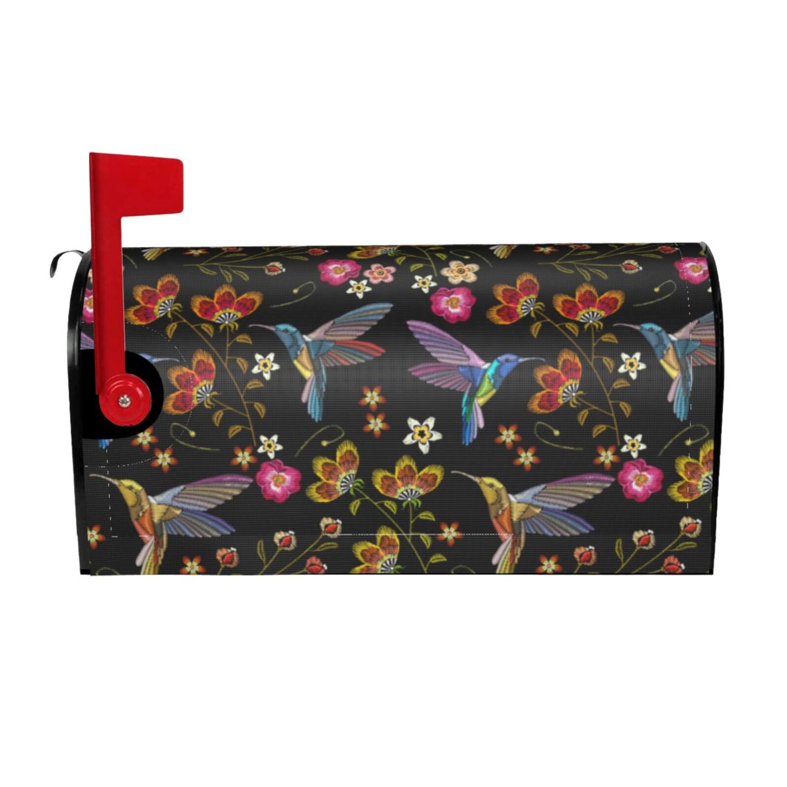 Mailbox Covers, Hummingbird Floral Welcome Cute Mailbox Cover Magnetic ...