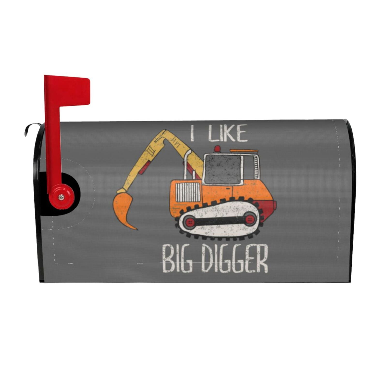 Mailbox Covers, I Like Big Digger Welcome Cute Mailbox Cover Magnetic ...