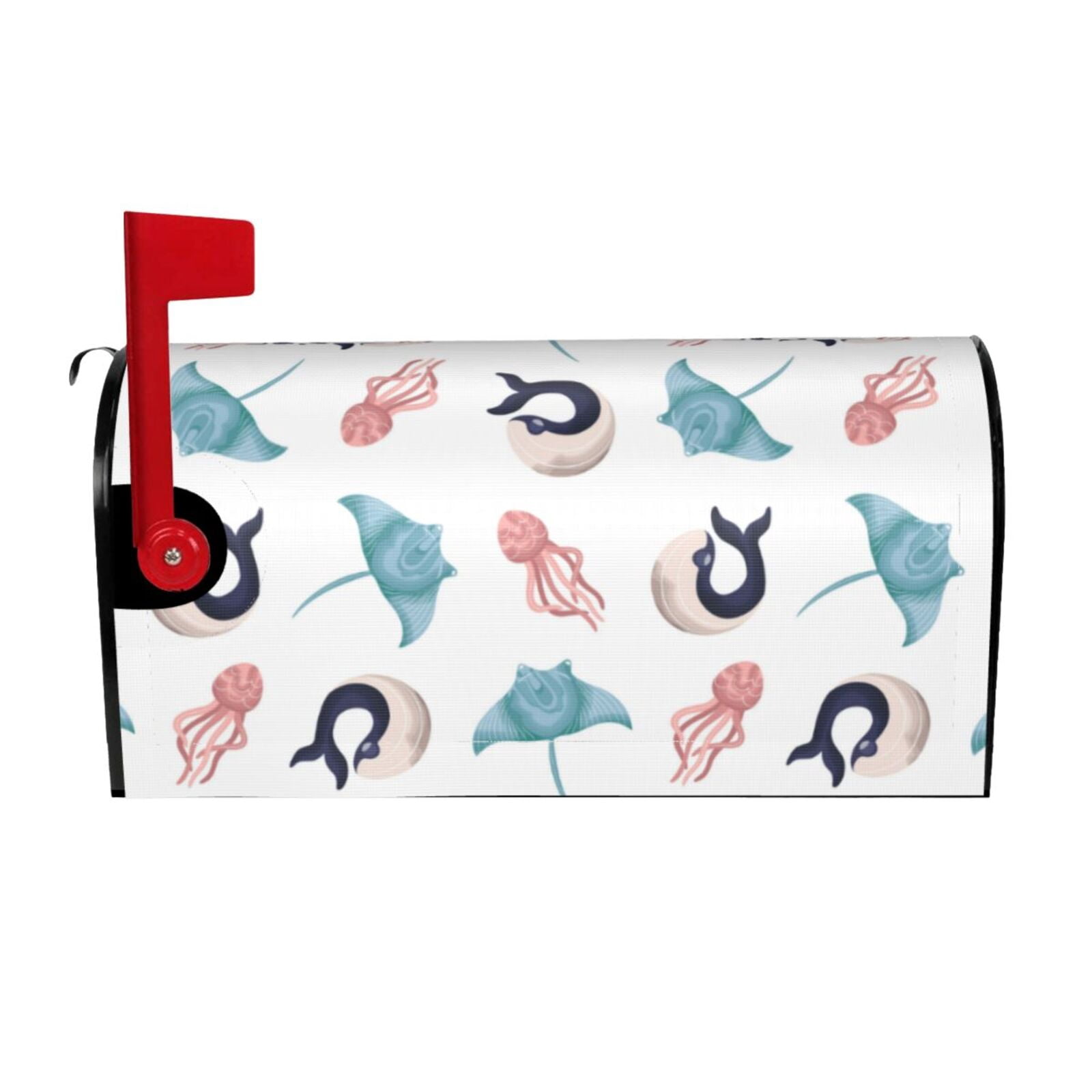 Mailbox Covers, Jellyfish Devilfish Whale Cute Welcome Mailbox Cover ...