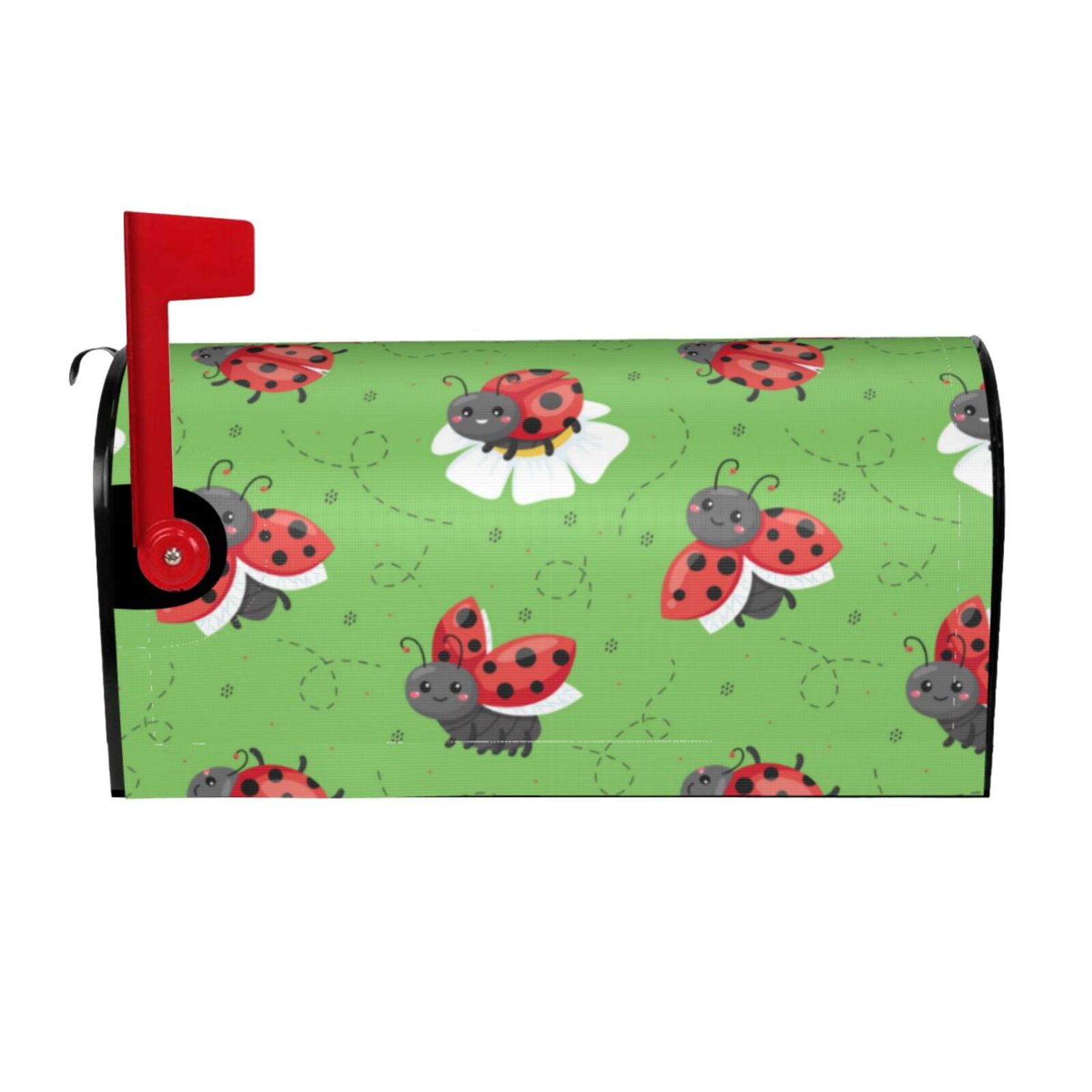 Mailbox Covers, Ladybug Green Mailbox Cover Magnetic Extra Large Size ...