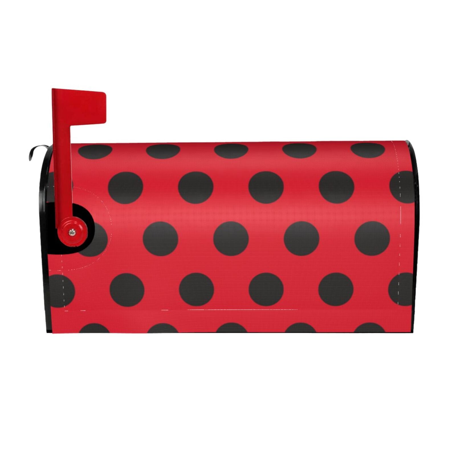 Mailbox Covers, Ladybug black dotted spots red Welcome Cute Mailbox ...