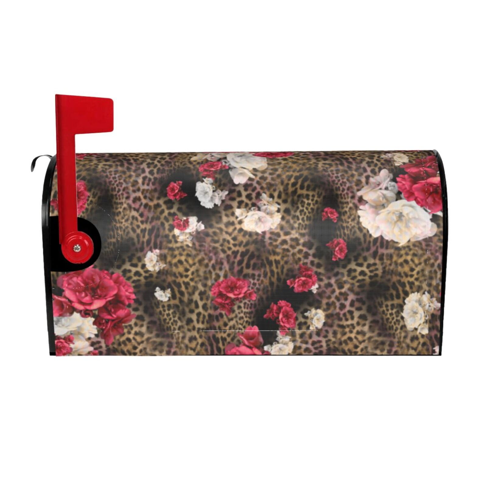 Mailbox Covers, Leopard And Flowers Cute Welcome Mailbox Cover Magnetic ...