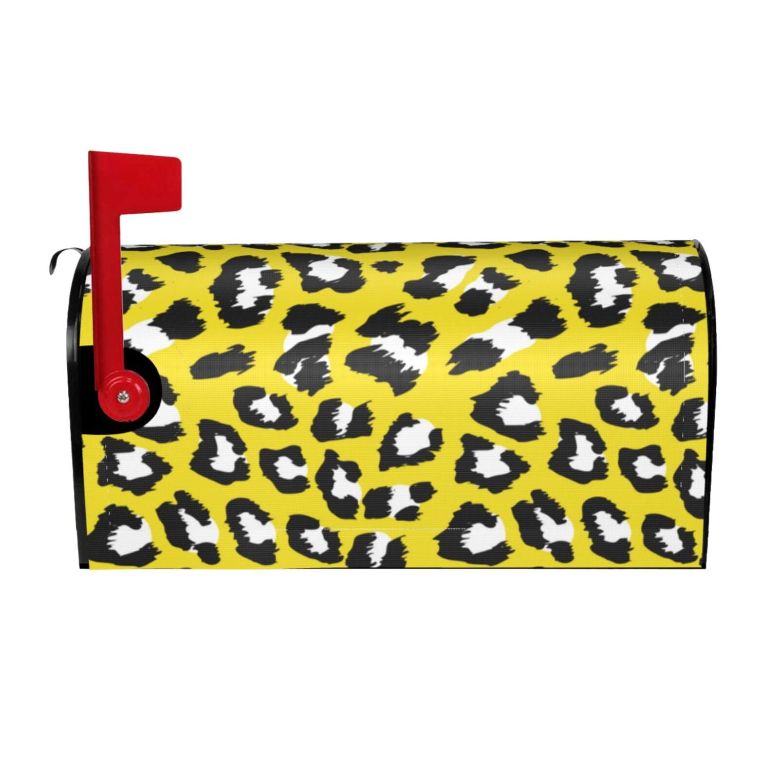 Mailbox Covers, Leopard bright yellow print Welcome Cute Mailbox Cover ...