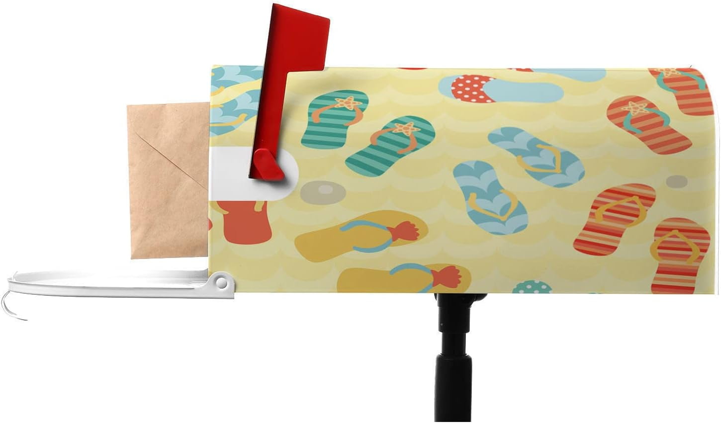 Mailbox Covers Magnetic Flip Flops Post Letter Box Cover Wrapped Anti ...