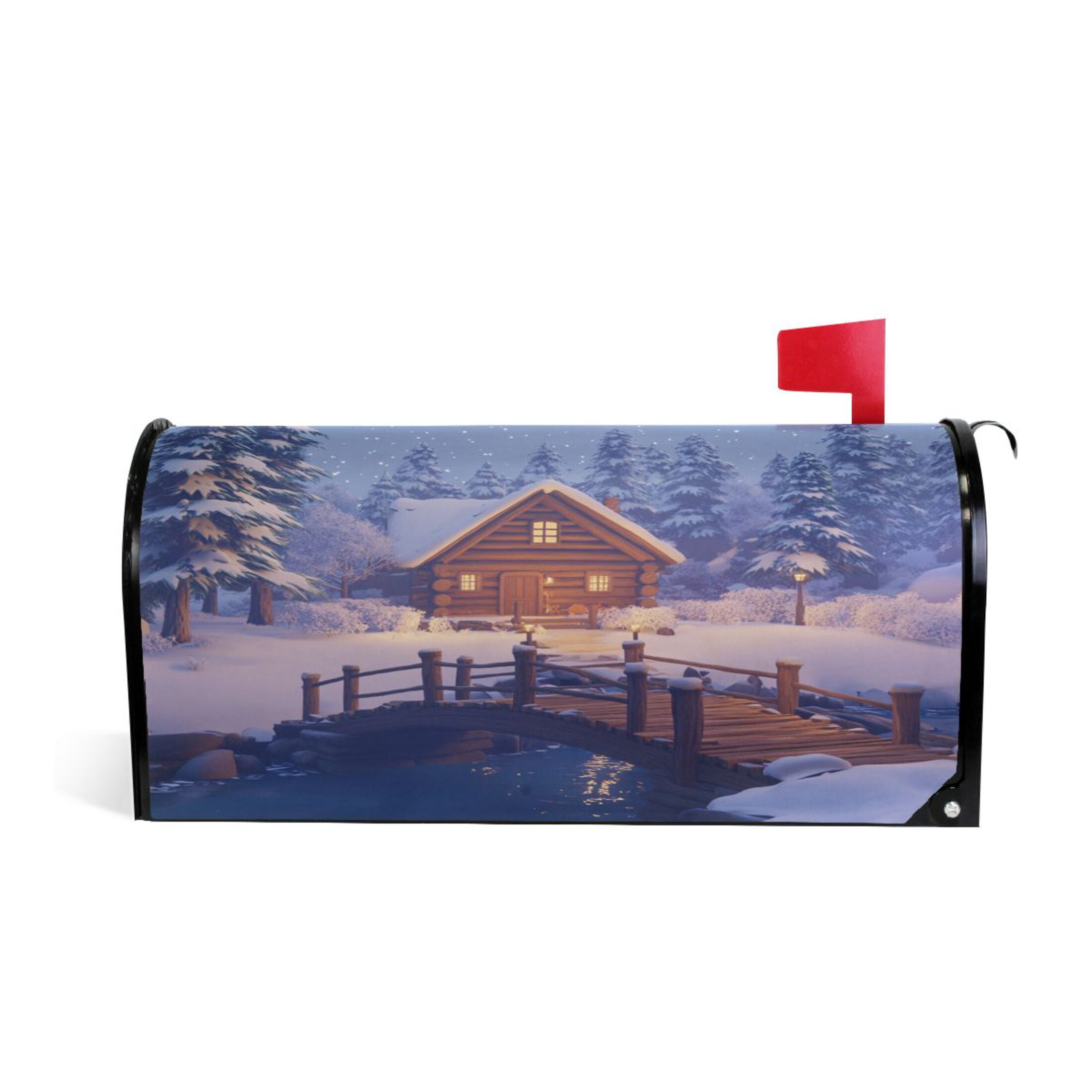 Mailbox Covers Magnetic Large Size 25.4x20.78 in Mailbox Wraps Post for ...