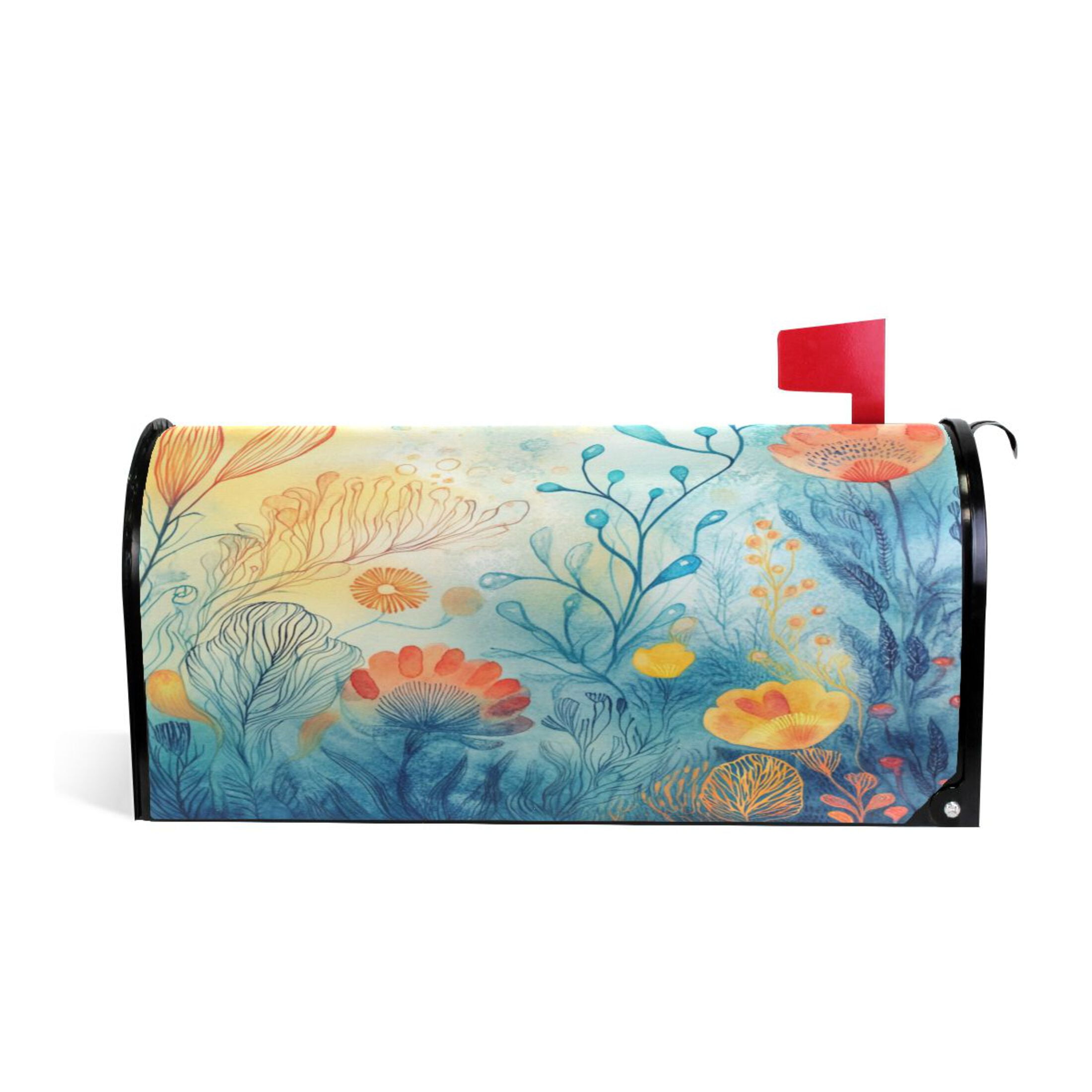 Mailbox Covers Magnetic Large Size 25.4x20.78 in Mailbox Wraps Post for ...