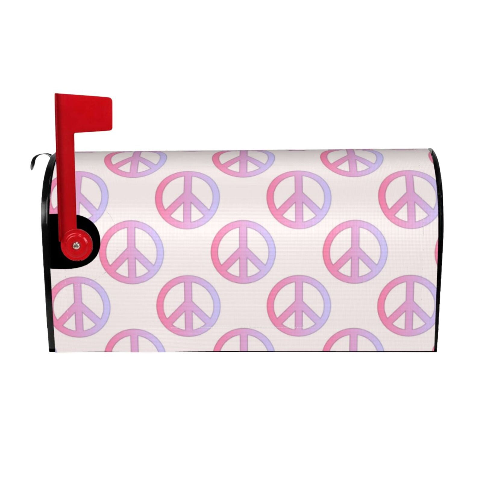 Mailbox Covers Magnetic Standard Size - 90s Style Peace sign Retro ...