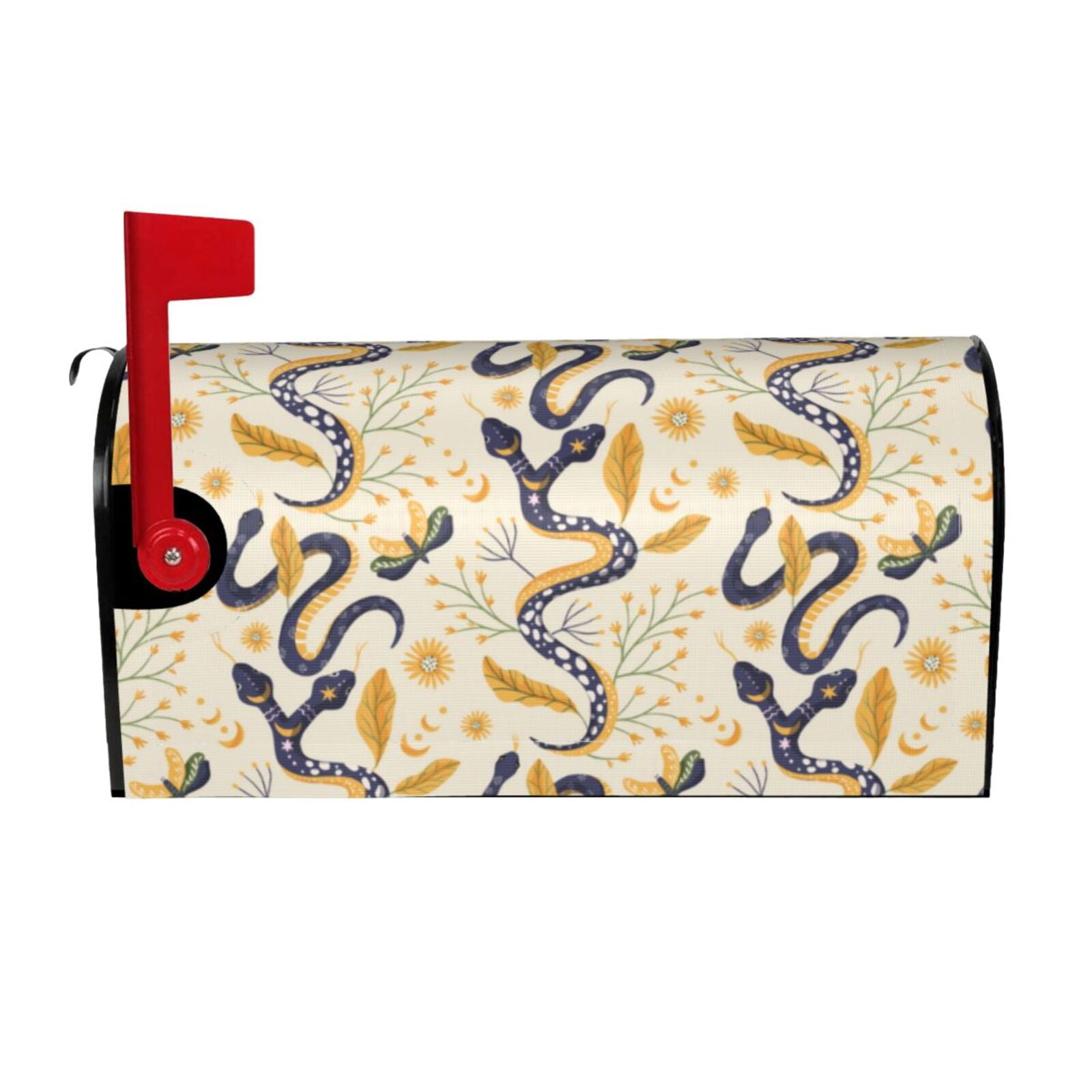 Mailbox Covers Magnetic Standard Size - Abstract Cute Double Headed ...