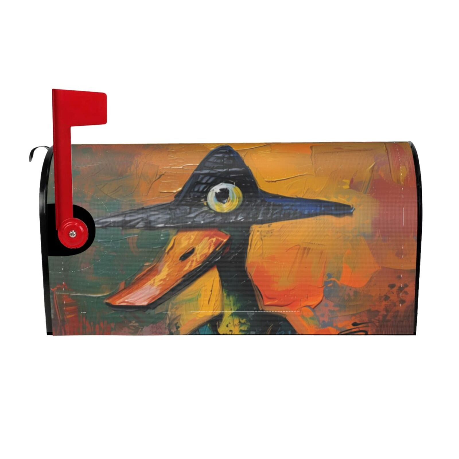 Mailbox Covers Magnetic Standard Size - Abstract Funny Duck Waterproof ...