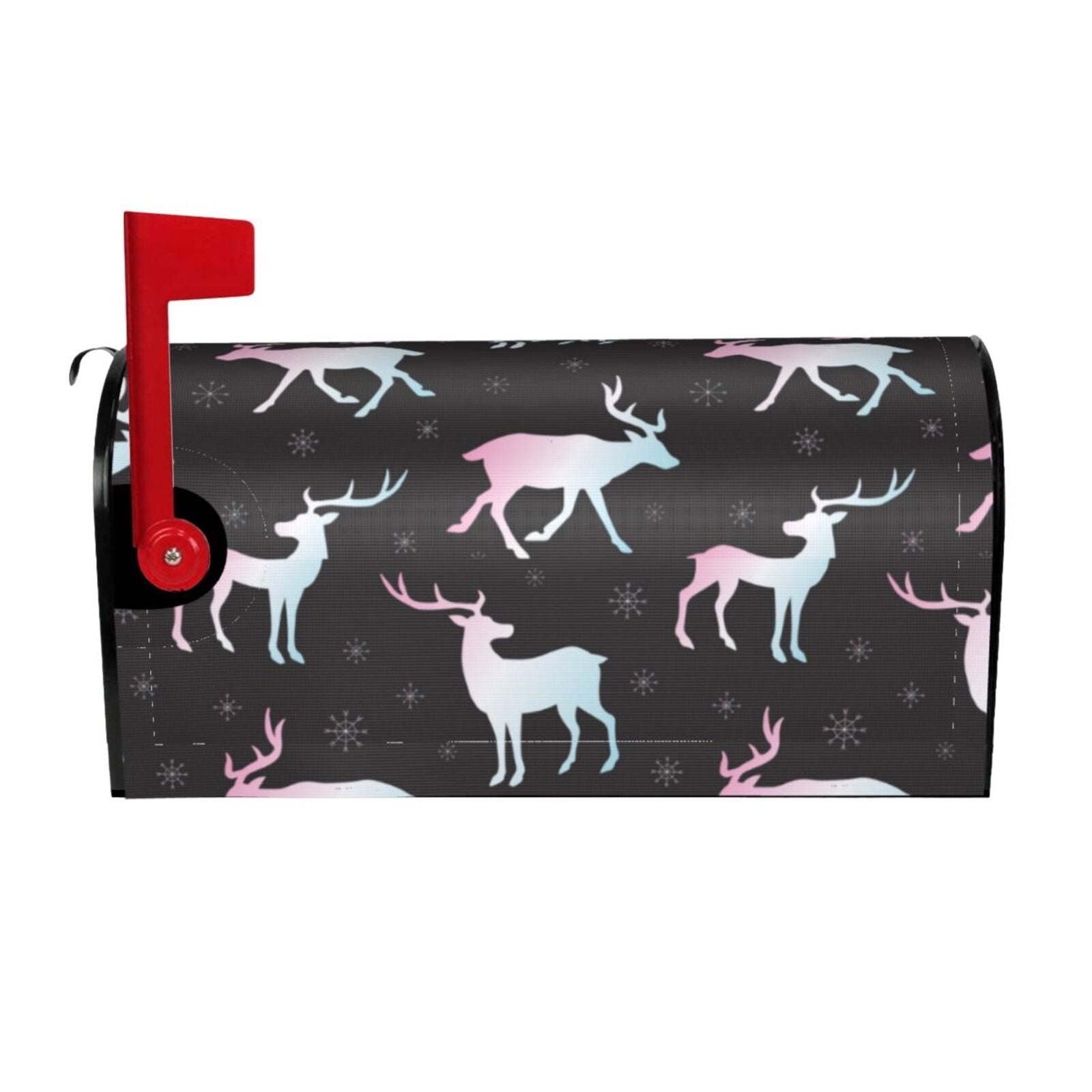 Mailbox Covers Magnetic Standard Size - Aesthetic moose snowflakes ...